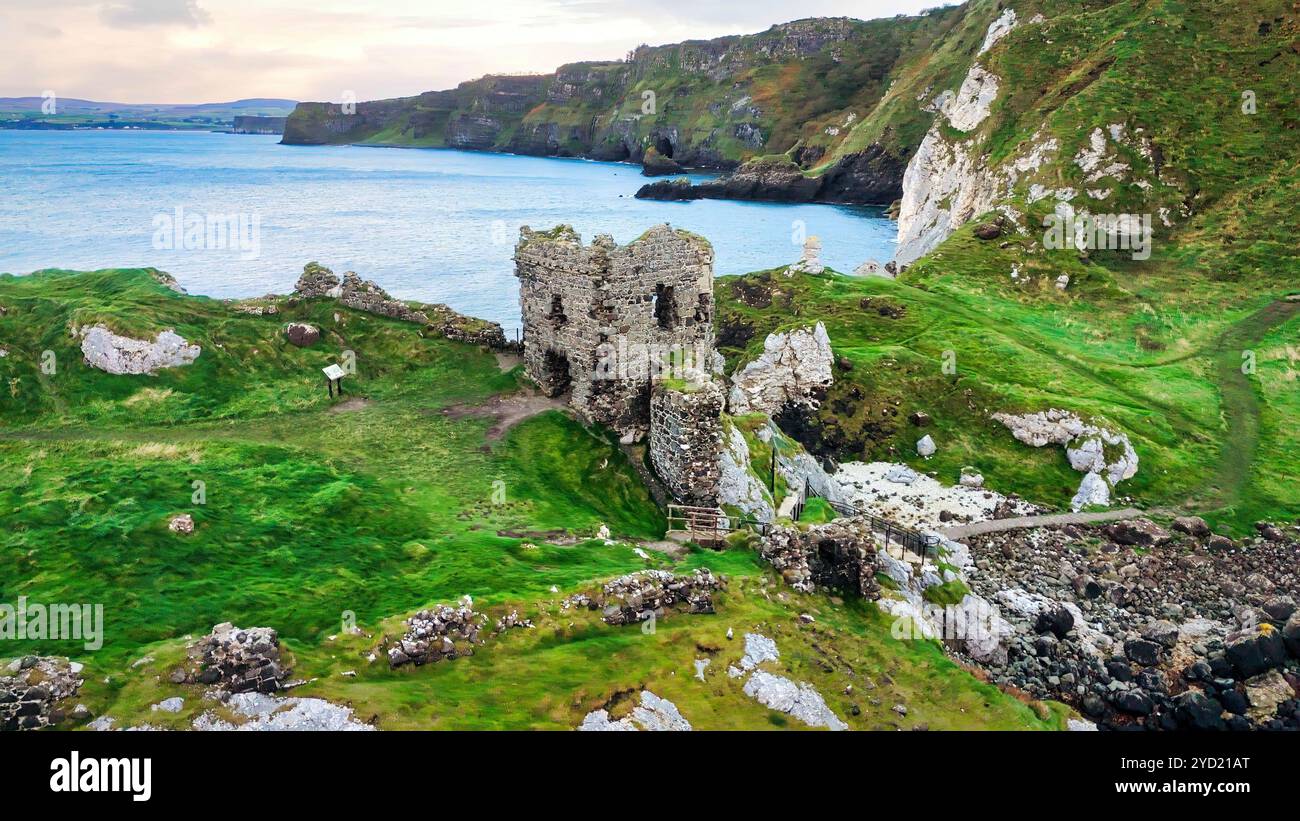 Kinbane Castle in Northern Ireland - The magnificent ruins of an ...