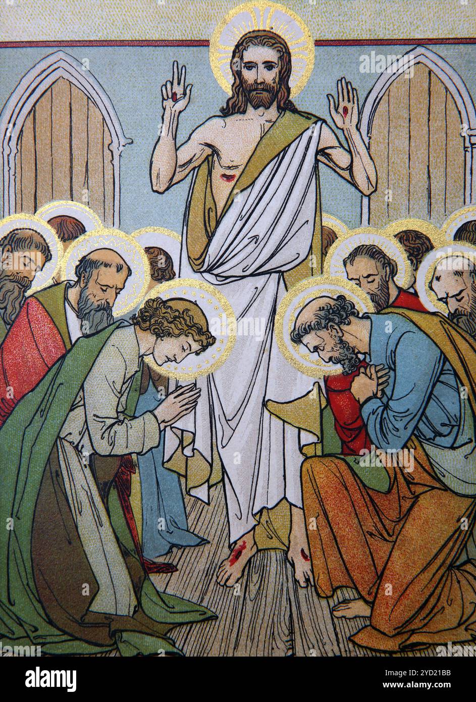 Jesus Christ And His Disciples