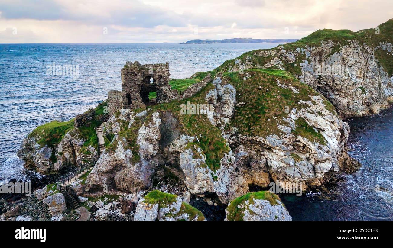 Kinbane Castle in Northern Ireland - The magnificent ruins of an ...