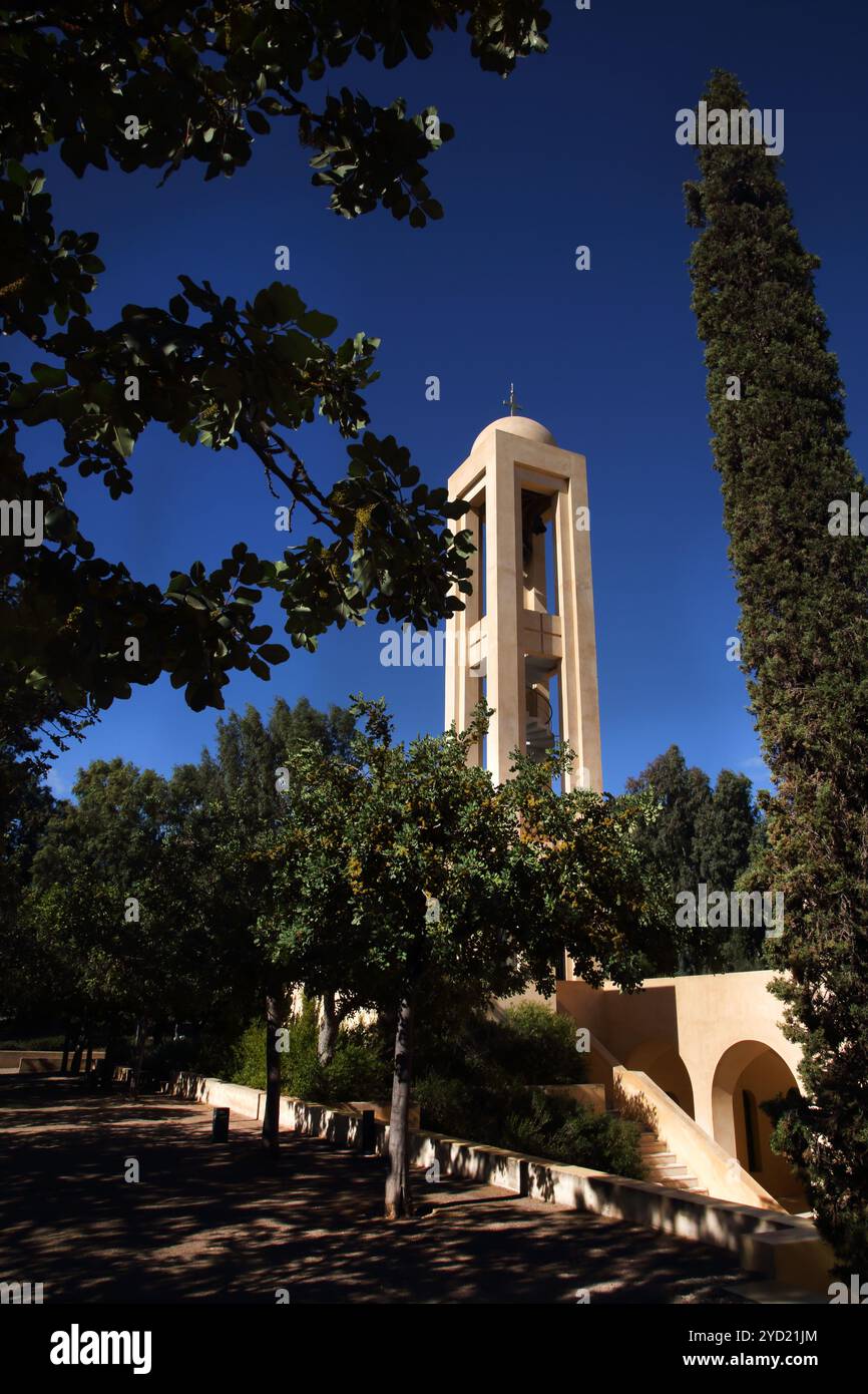 Panagia Faneromeni Greek Orthodox Church and Bell Tower Vouliagmeni Athens Greece Stock Photo ...