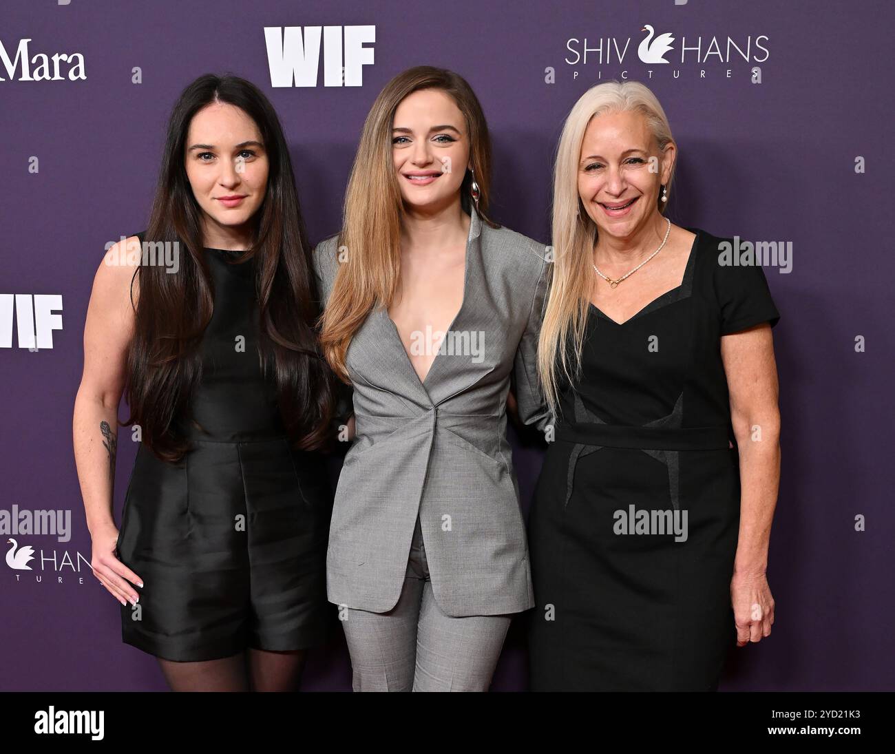 Kelli King, Joey King and Jamie King arriving to the 2024 WIF Honors ...