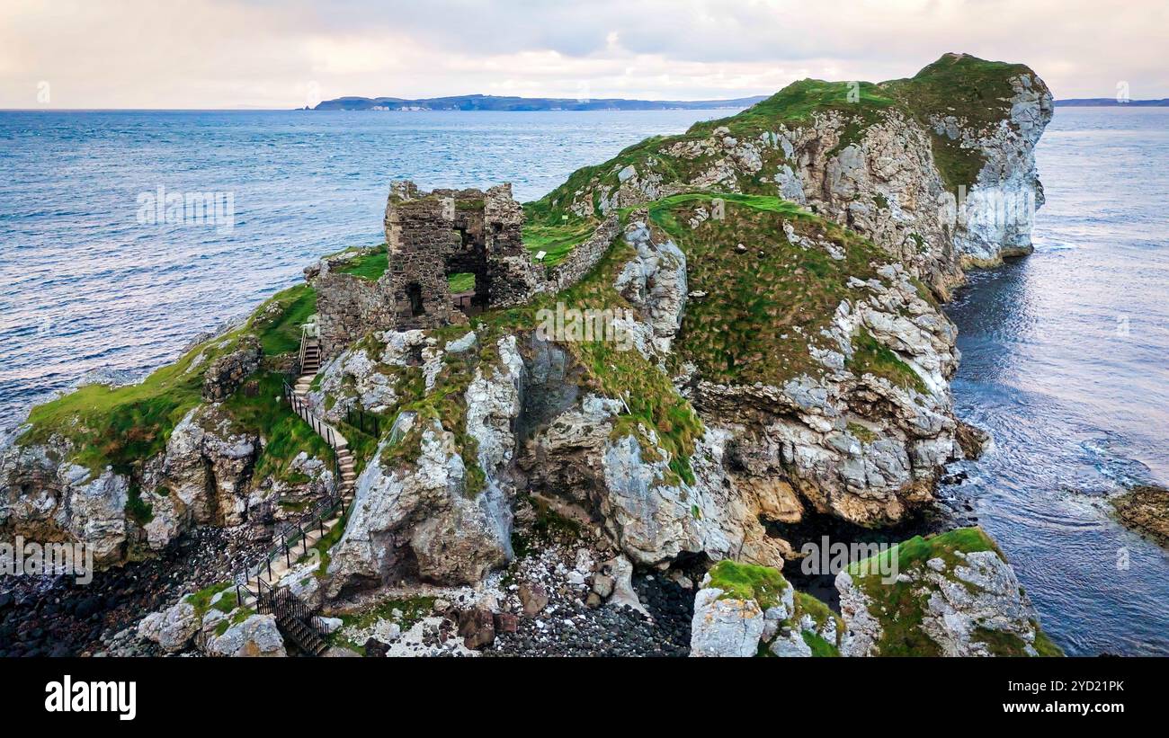 Kinbane Castle in Northern Ireland - The magnificent ruins of an ...