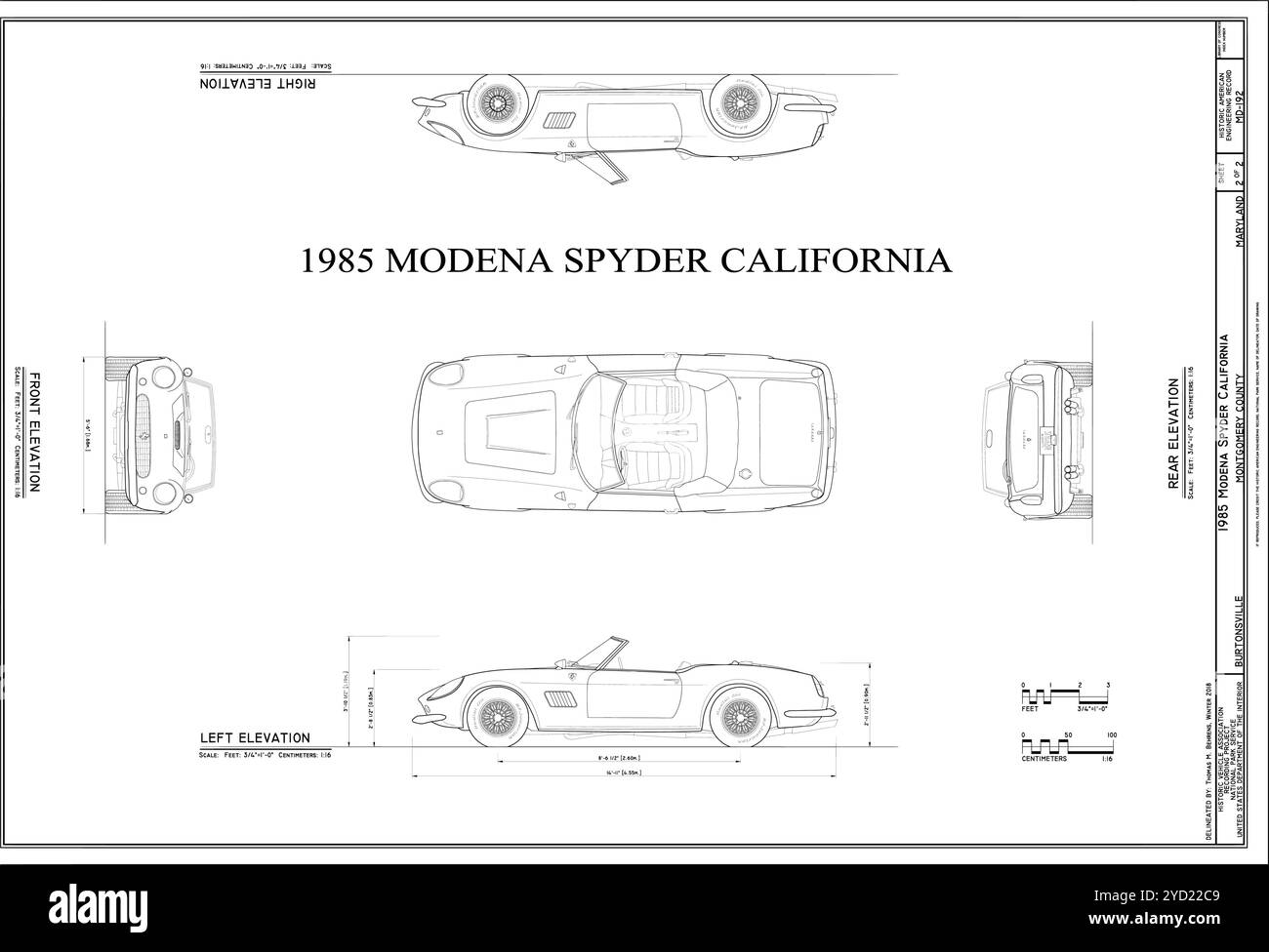 1985 Modena Spyder California, Burtonsville, Montgomery County, MD ...