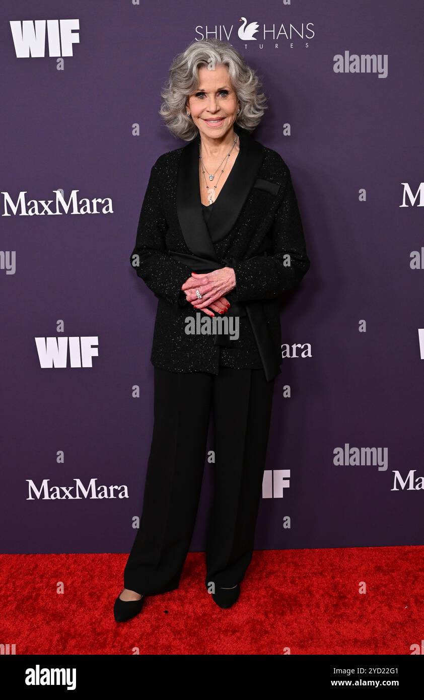 Jane Fonda arriving to the 2024 WIF Honors held at the Beverly Hilton ...