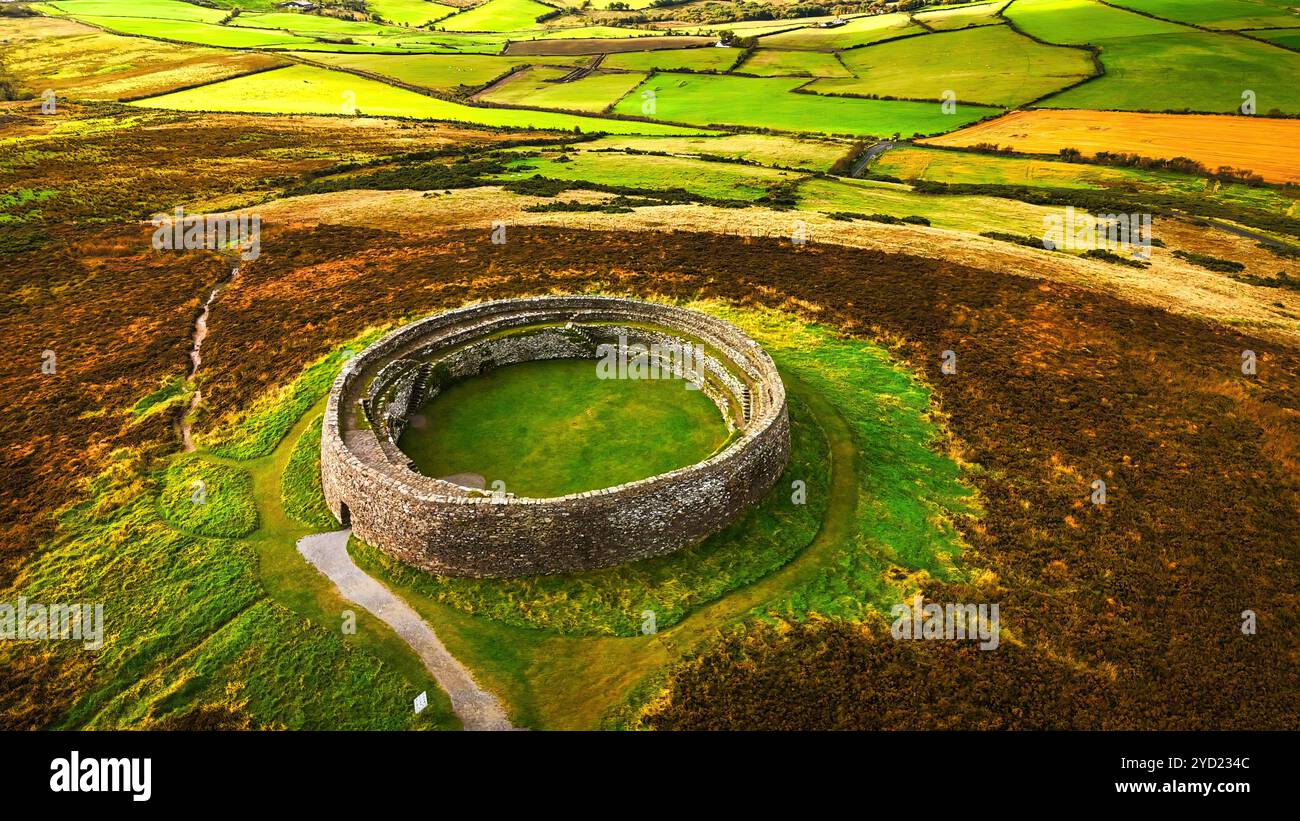 Ruins of Grianan of Aileach in Ireland - an Ancient Stone Structure ...
