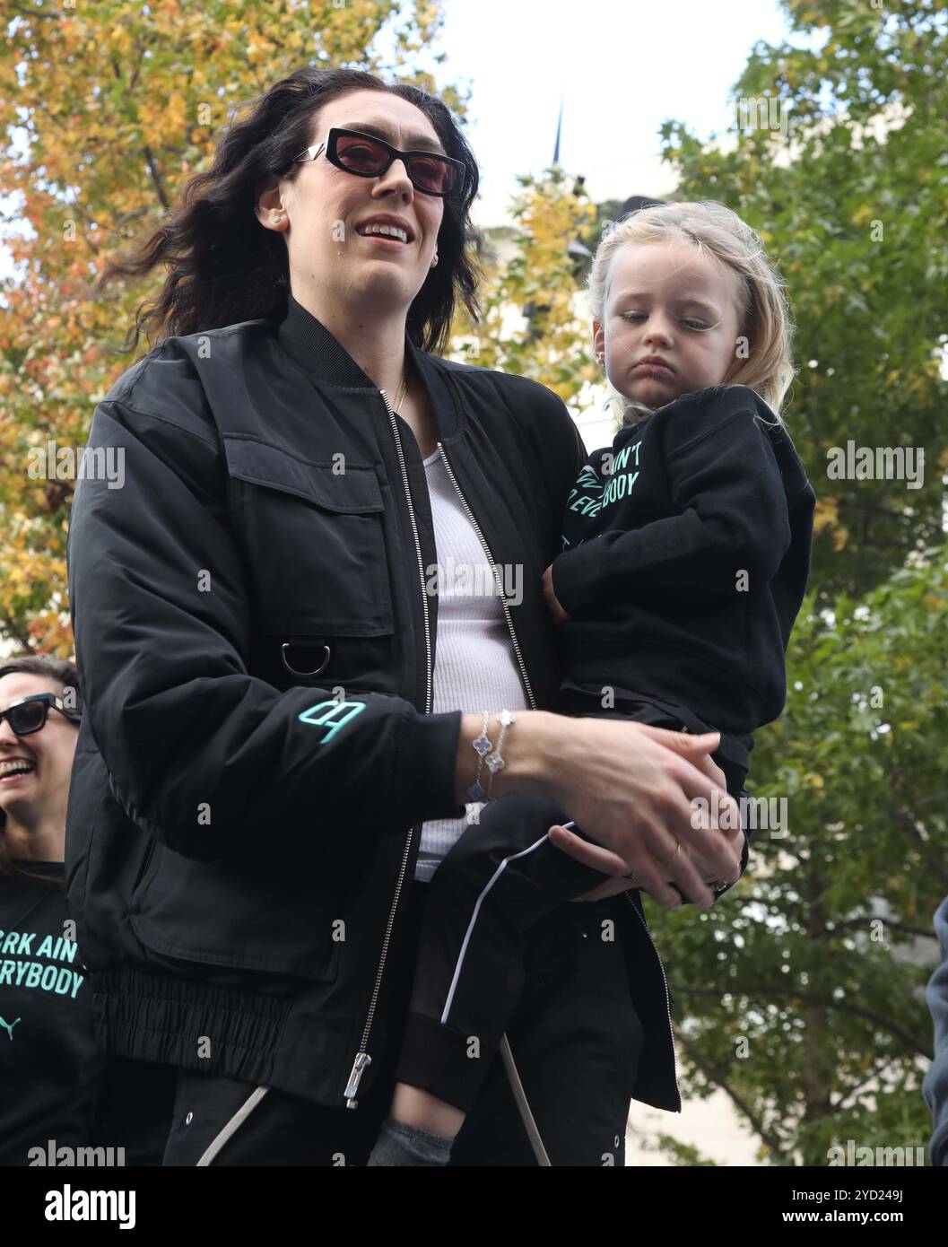 New York, New York, USA. 24th Oct, 2024. New York Liberty basketball ...