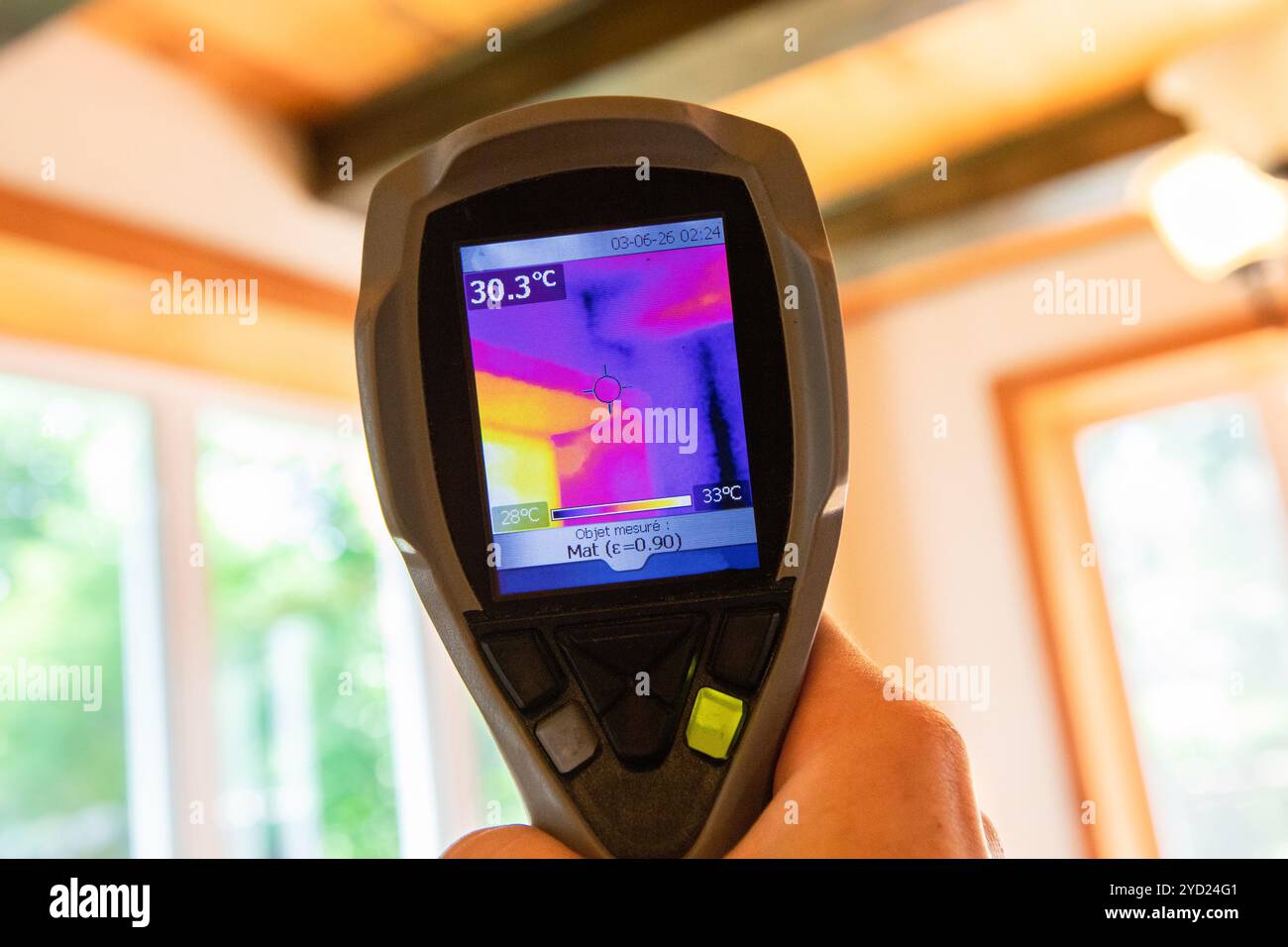 Indoor damp and air quality or IAQ testing Stock Photo - Alamy