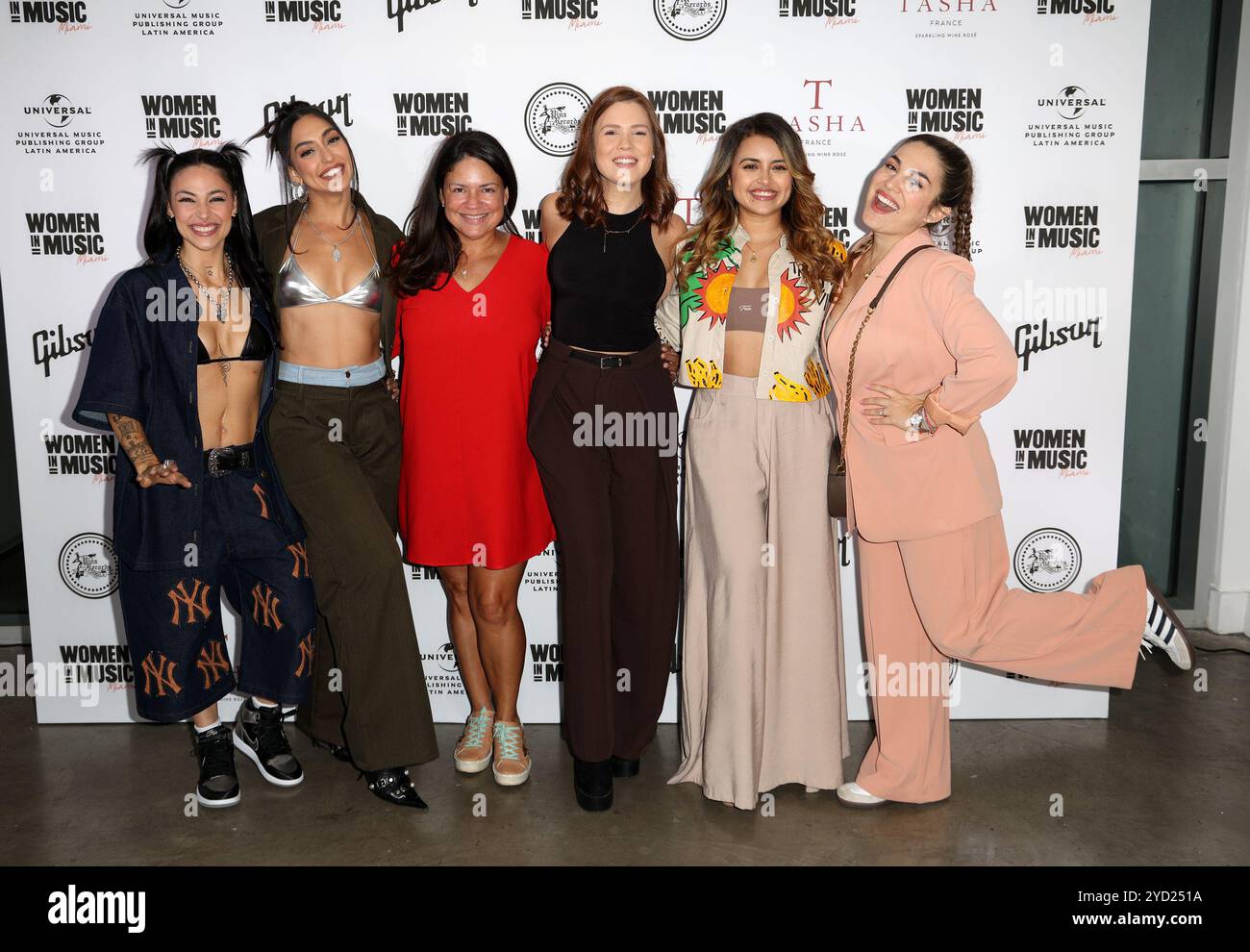 MIAMI, FL-OCT 24: Carmen Deleon, Vikina, Mayda Nevares, Vicky Van and ...