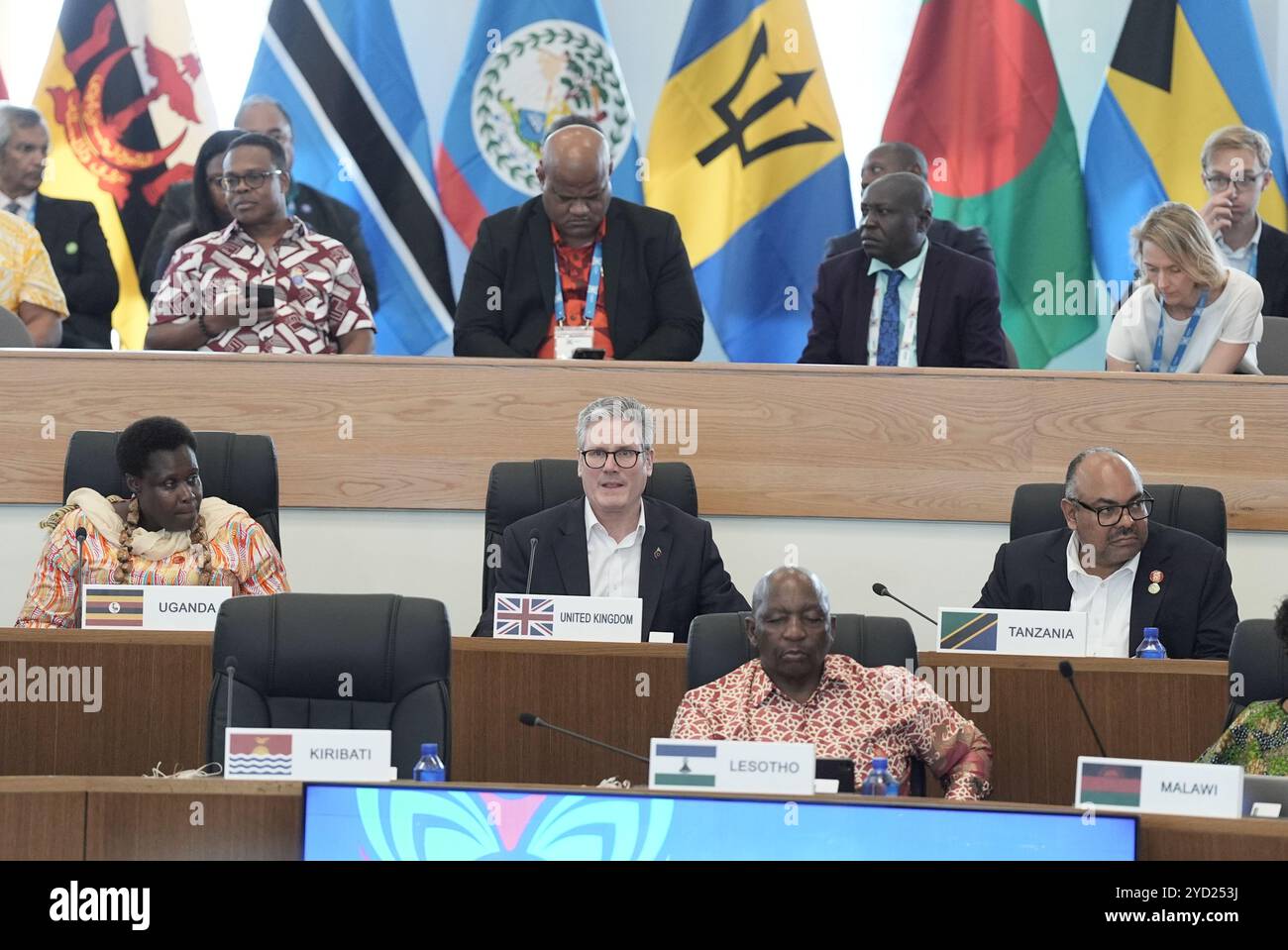 Prime Minister Sir Keir Starmer attends an Executive Session of the Commonwealth Heads of ...