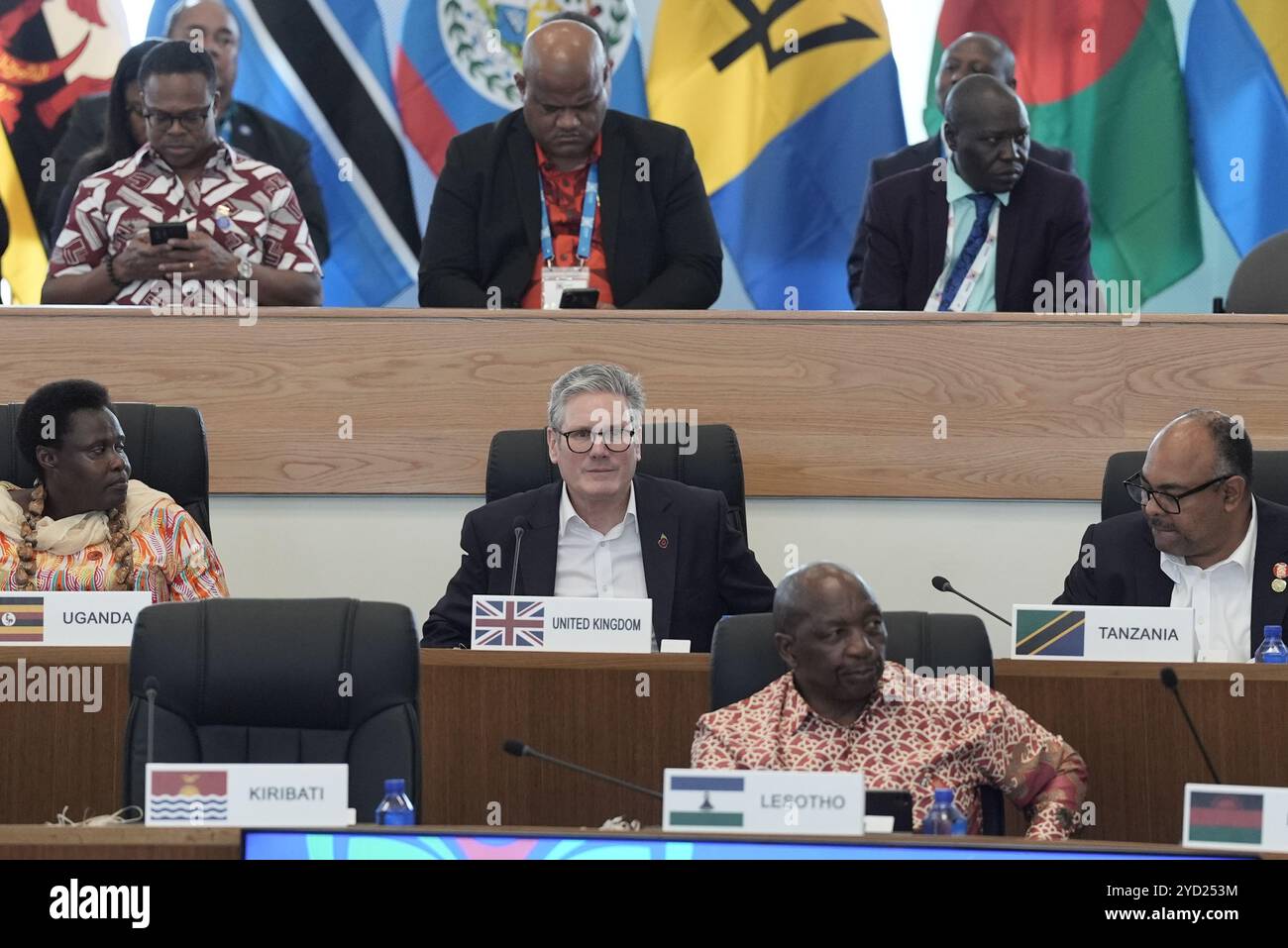 Prime Minister Sir Keir Starmer attends an Executive Session of the Commonwealth Heads of ...