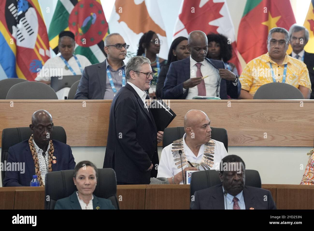 Prime Minister Sir Keir Starmer attends an Executive Session of the Commonwealth Heads of ...