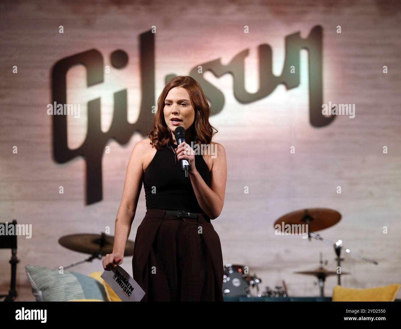 MIAMI, FL-OCT 24: Vicky Van speaks during Meet the Women Behind the ...