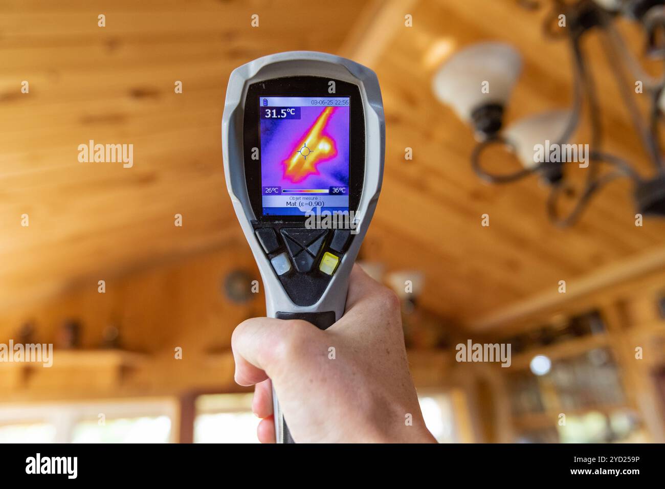 Indoor damp and air quality or IAQ testing Stock Photo - Alamy