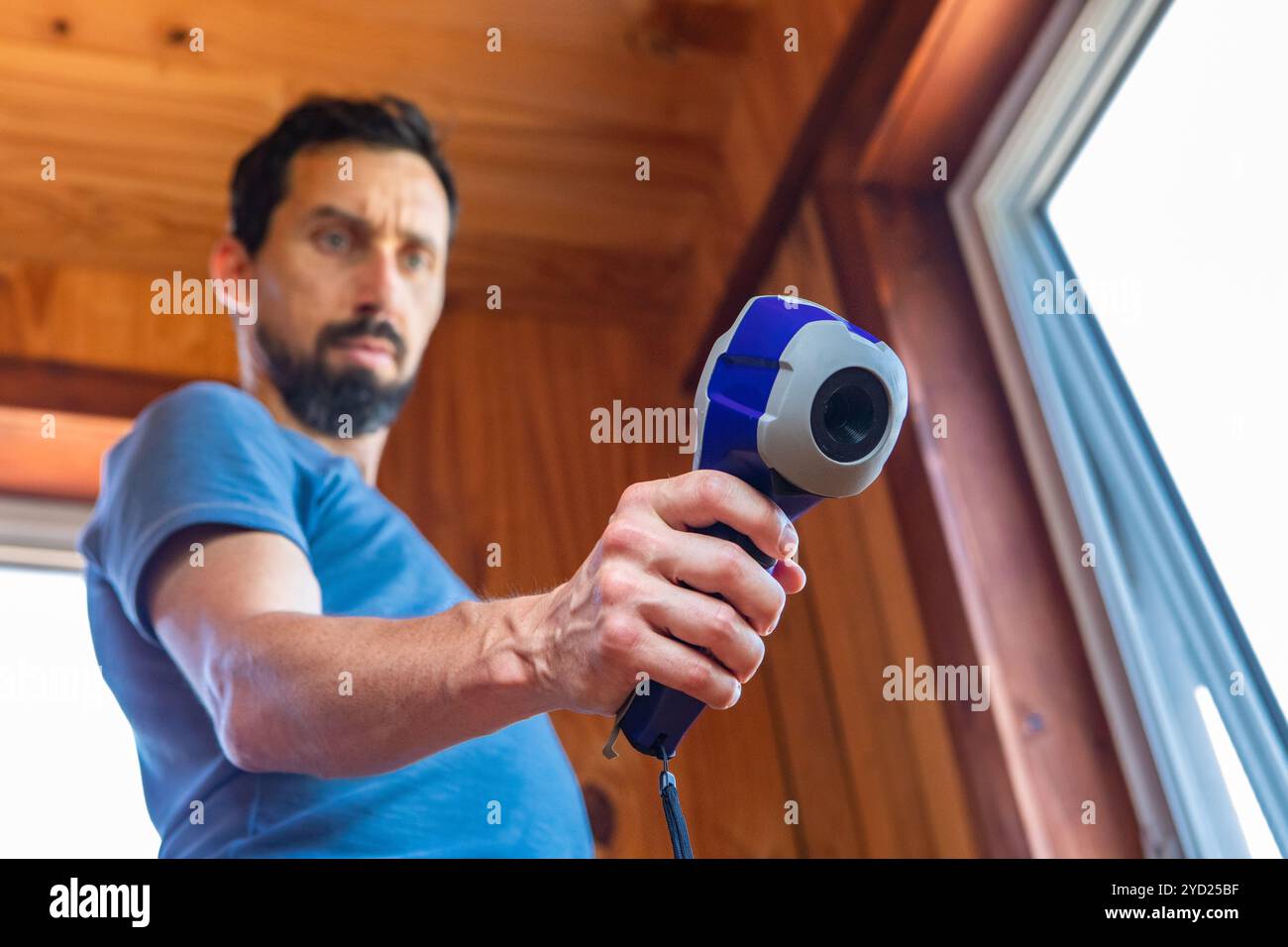 Indoor damp and air quality or IAQ testing Stock Photo - Alamy