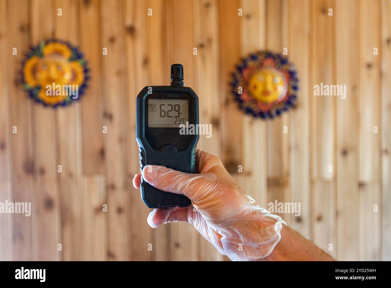 Indoor damp and air quality or IAQ testing Stock Photo - Alamy