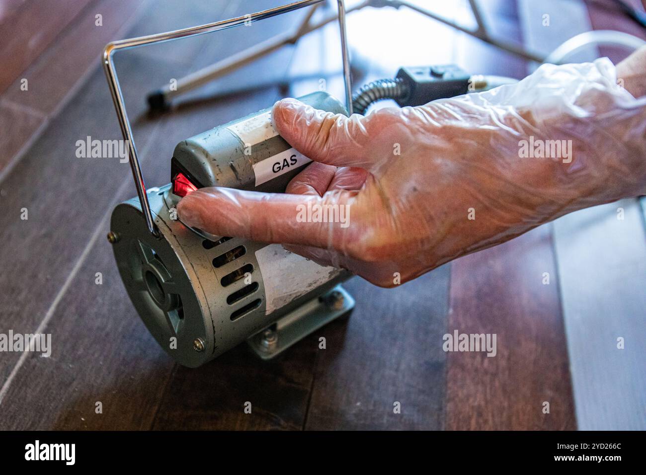 Indoor damp and air quality or IAQ testing Stock Photo - Alamy