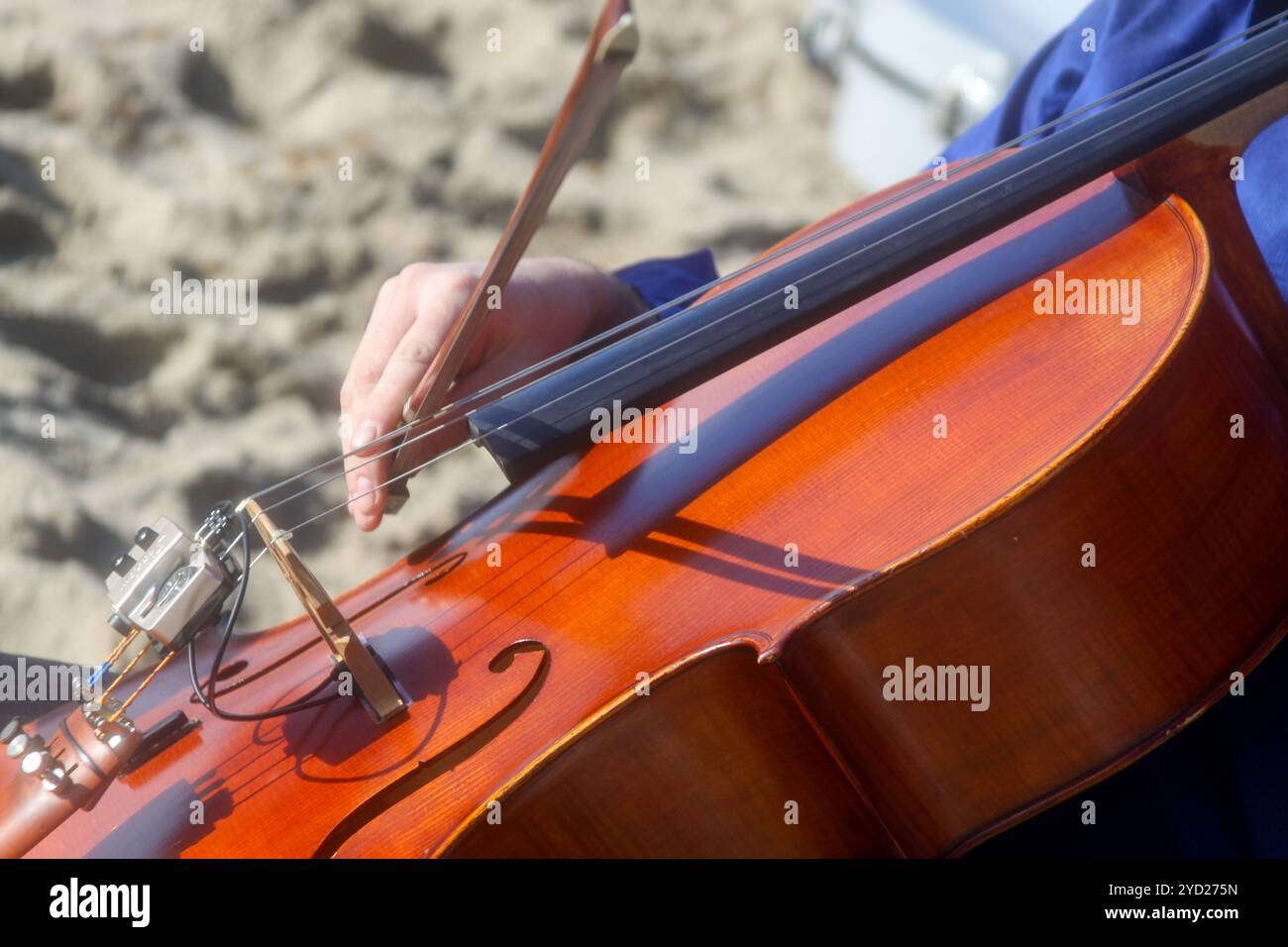 Chello for a Wedding Ceremony at the beach Stock Photo - Alamy