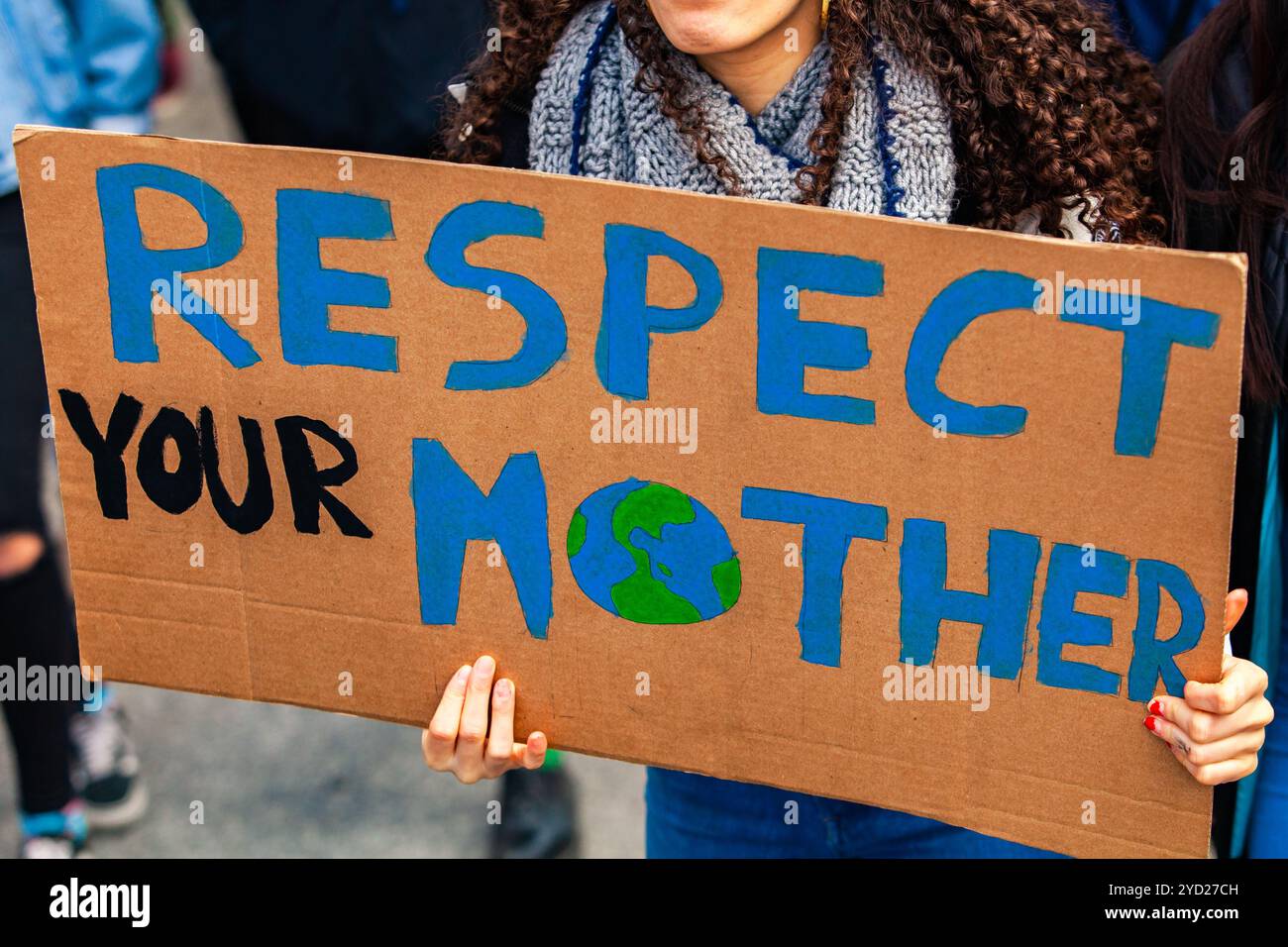 Climate change street sign hi-res stock photography and images - Alamy