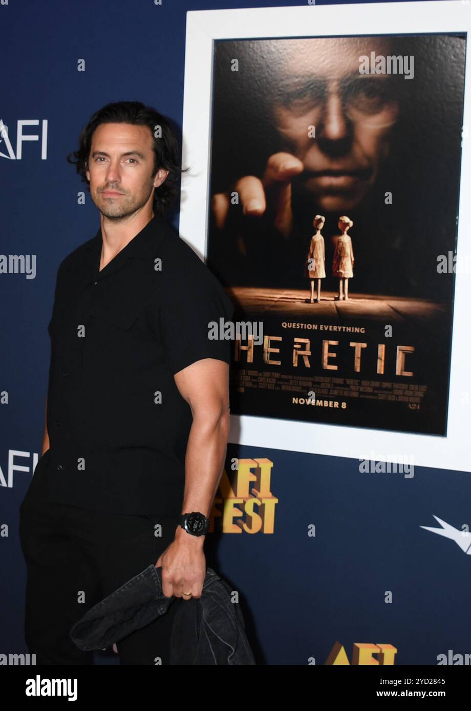 Los Angeles, Ca. 24th Oct, 2024. Milo Ventimiglia at the US premiere of ...