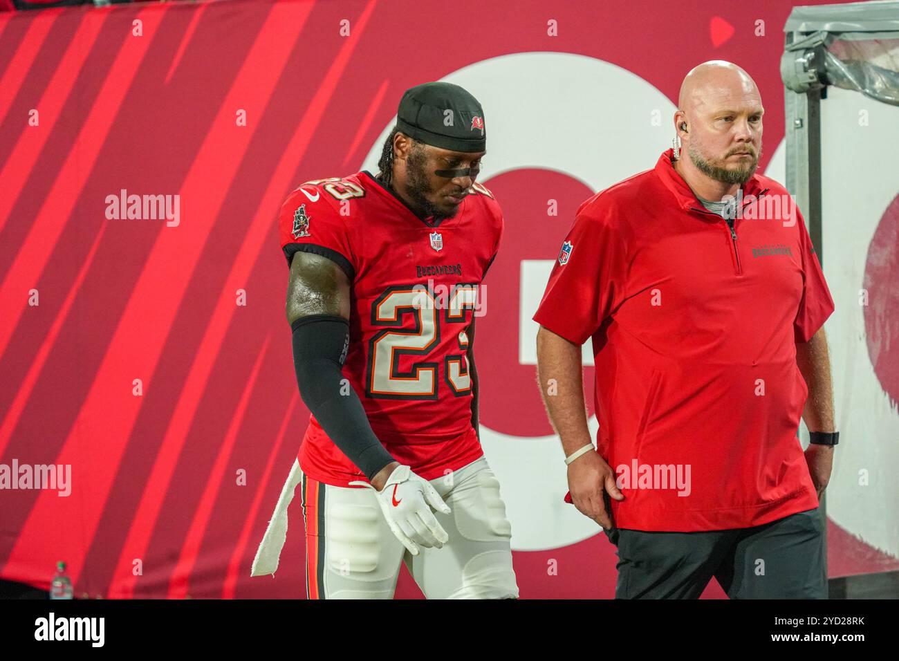 Tampa Bay, Florida, USA, October 21, 2024, Tampa Bay Buccaneers player ...