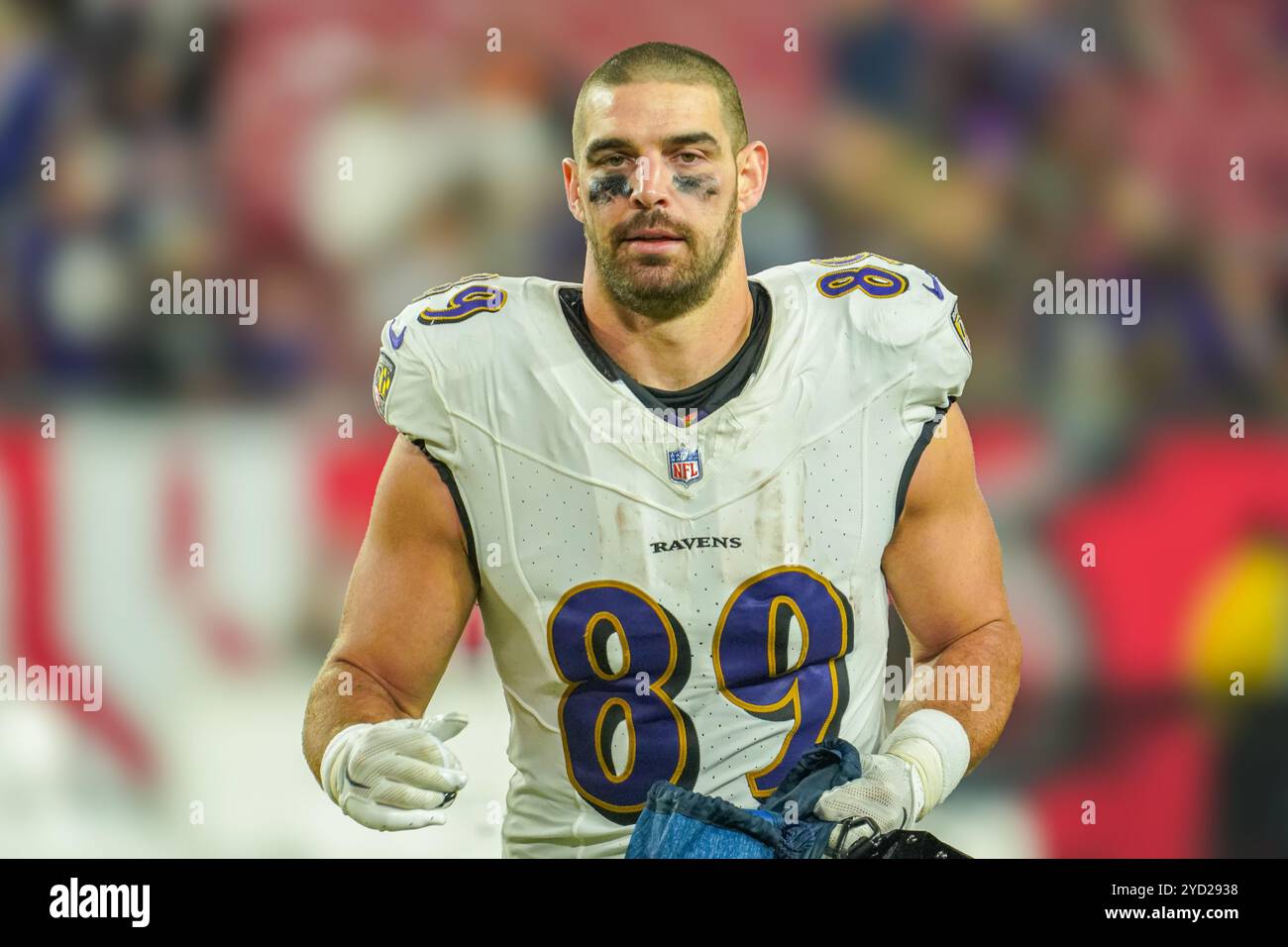 Tampa Bay, Florida, USA, October 21, 2024, Baltimore Ravens plaer Mark ...