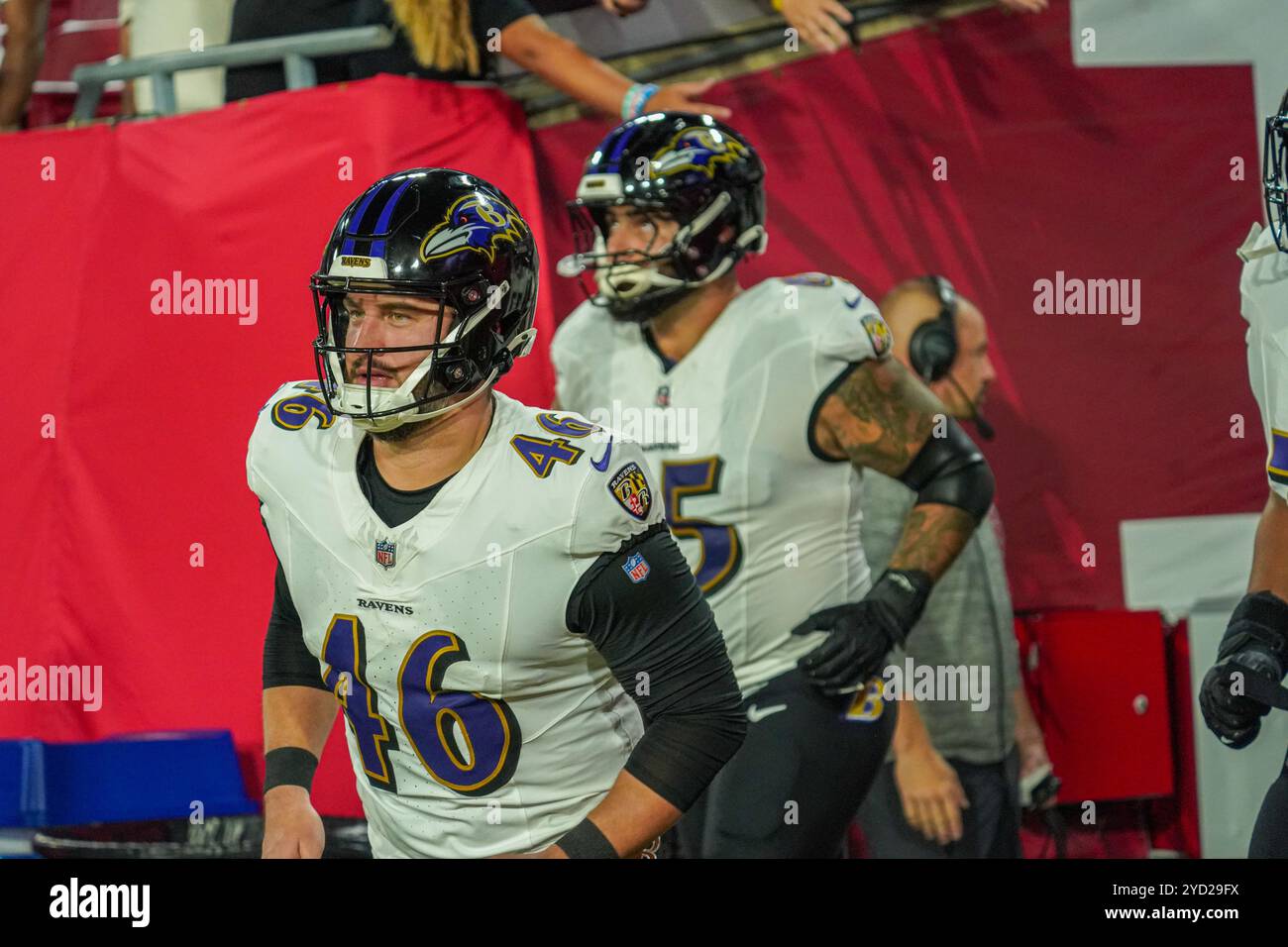 Tampa Bay, Florida, USA, October 21, 2024, Baltimore Ravens Player Nick ...