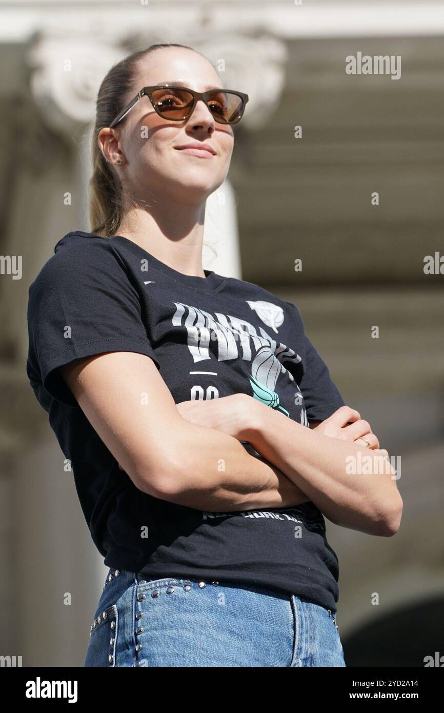 Ivana Dojki in attendance for Ticker Tape Parade for WNBA Champion New ...