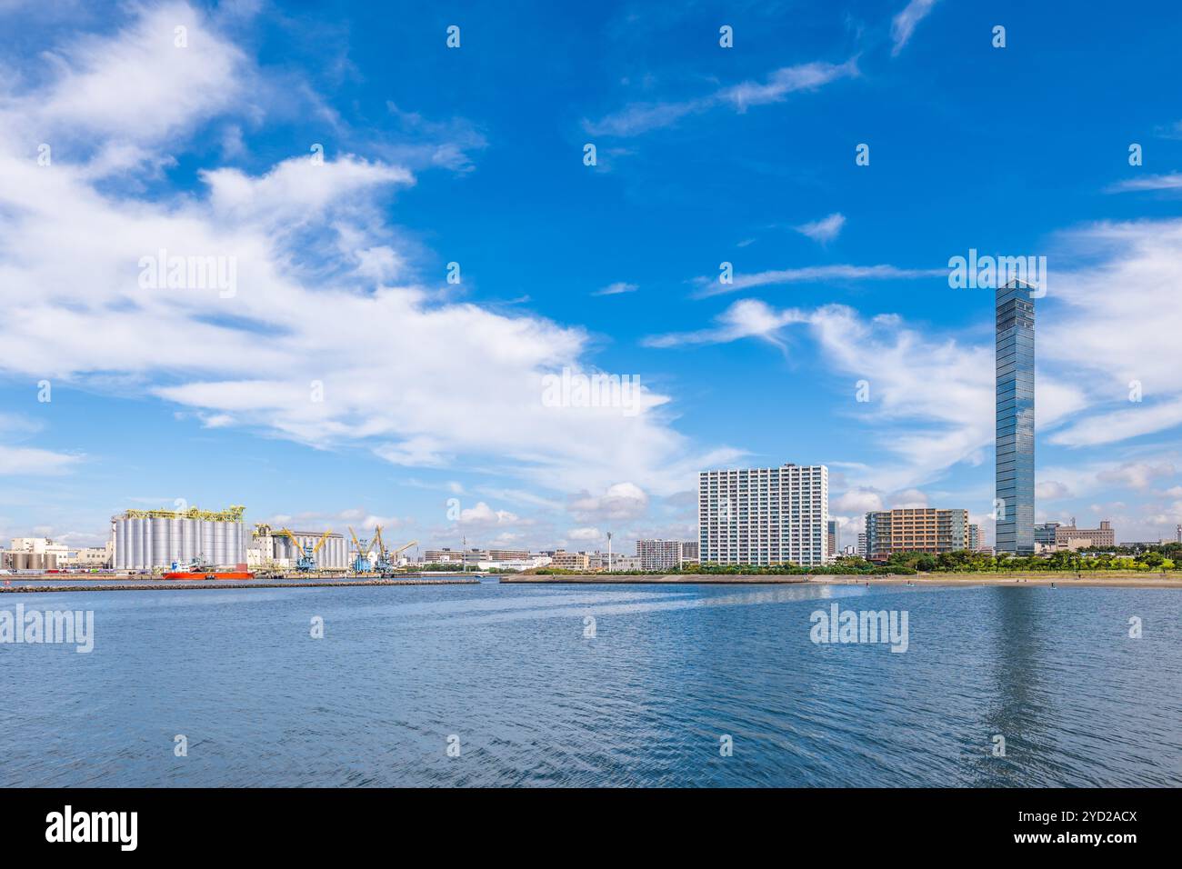 Scenery of Chiba Port Park located in Chiba city, Kanto, Japan Stock ...