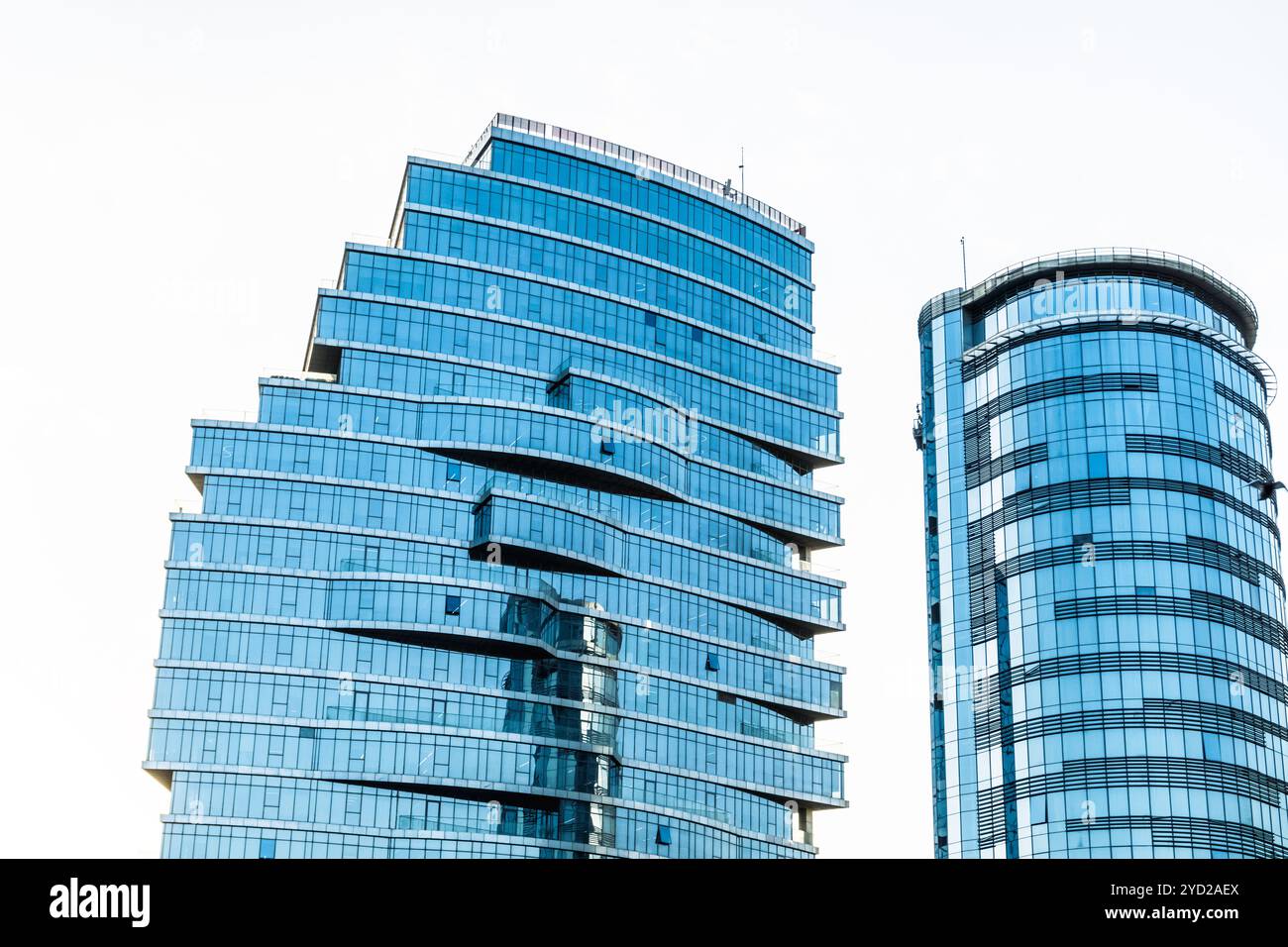 Office Building, Blue Windows. Corporate Concept Stock Photo - Alamy