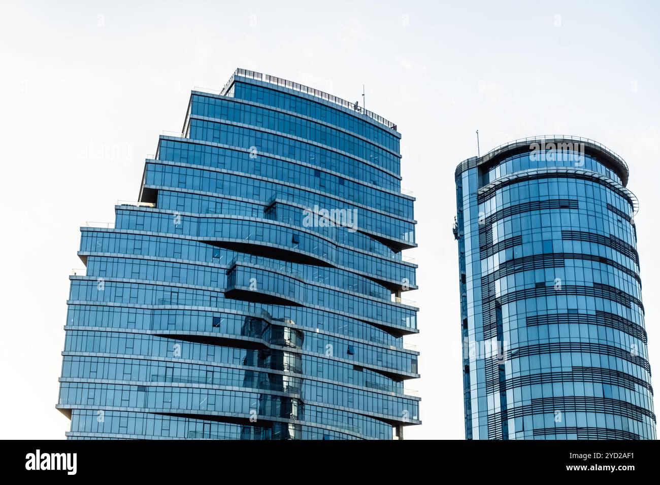 Office Building, Blue Windows. Corporate Concept Stock Photo - Alamy