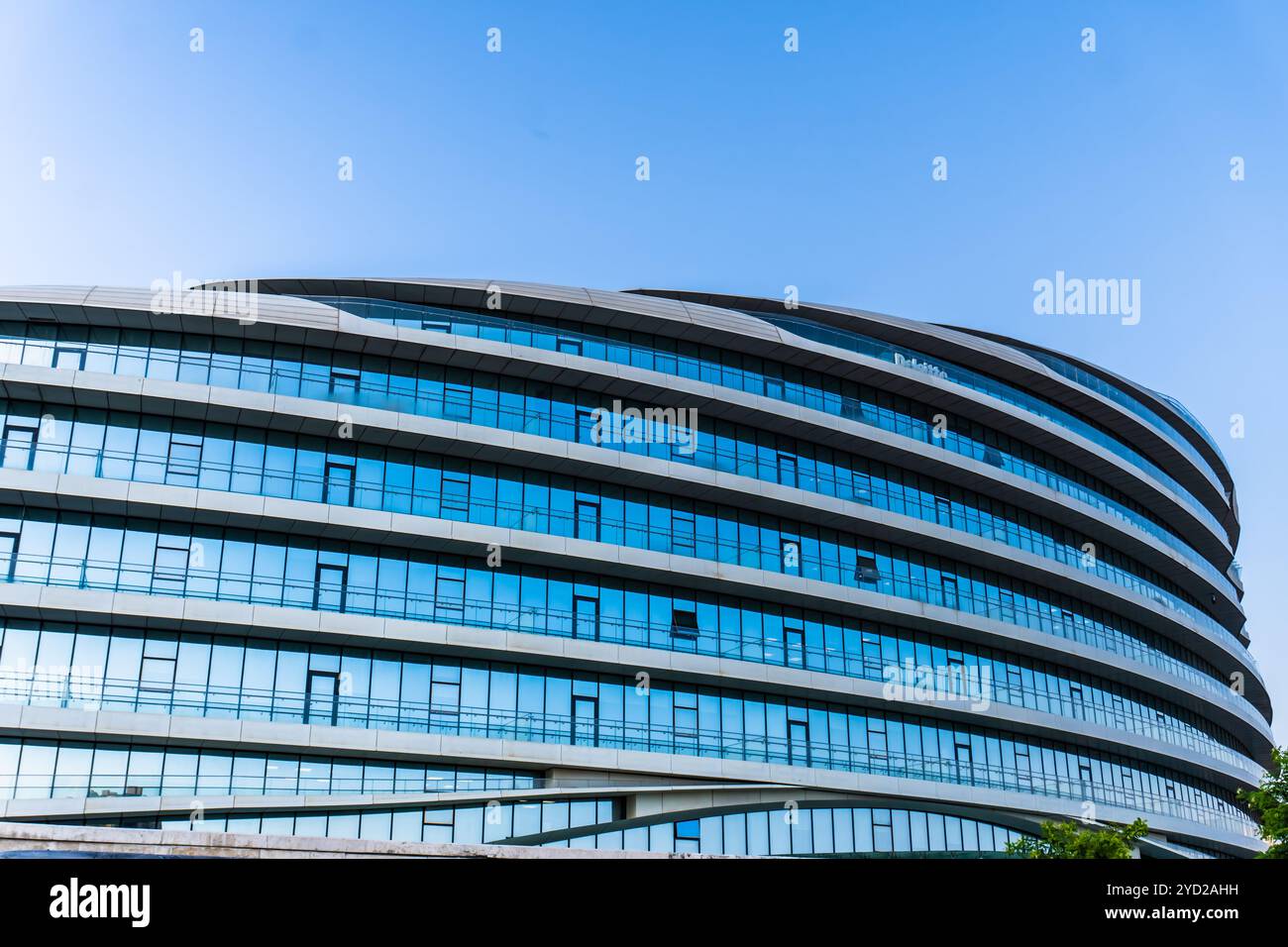 Office Building, Blue Windows. Corporate Concept Stock Photo - Alamy