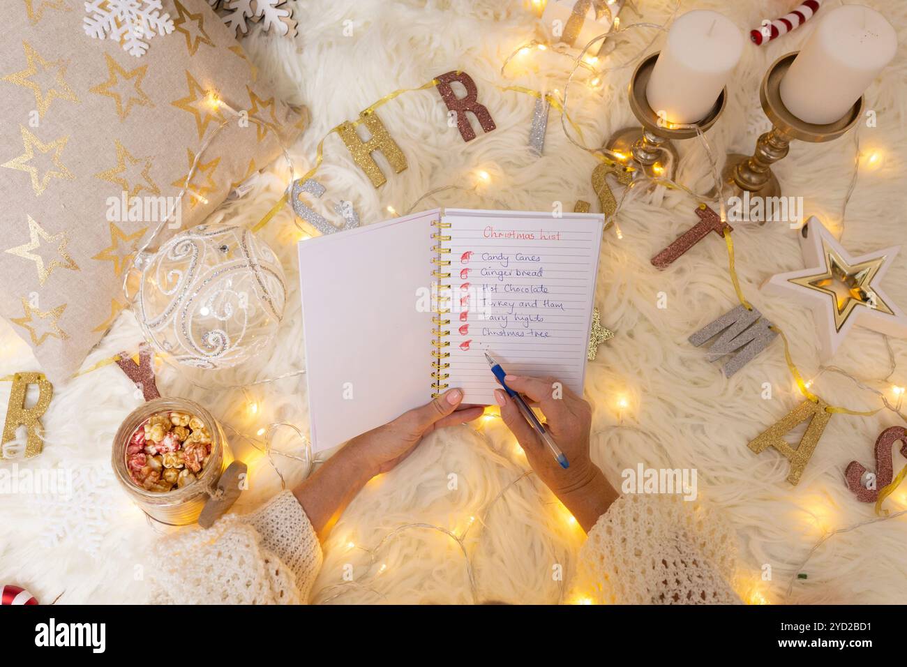 Write your Christmas List Stock Photo - Alamy