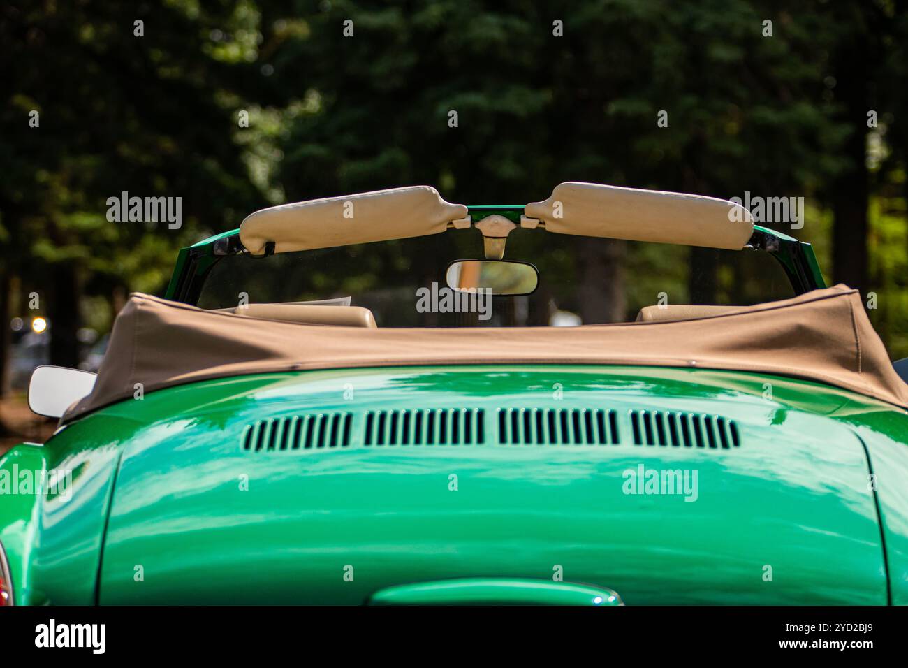 Classic convertible cabriolet car back Stock Photo - Alamy