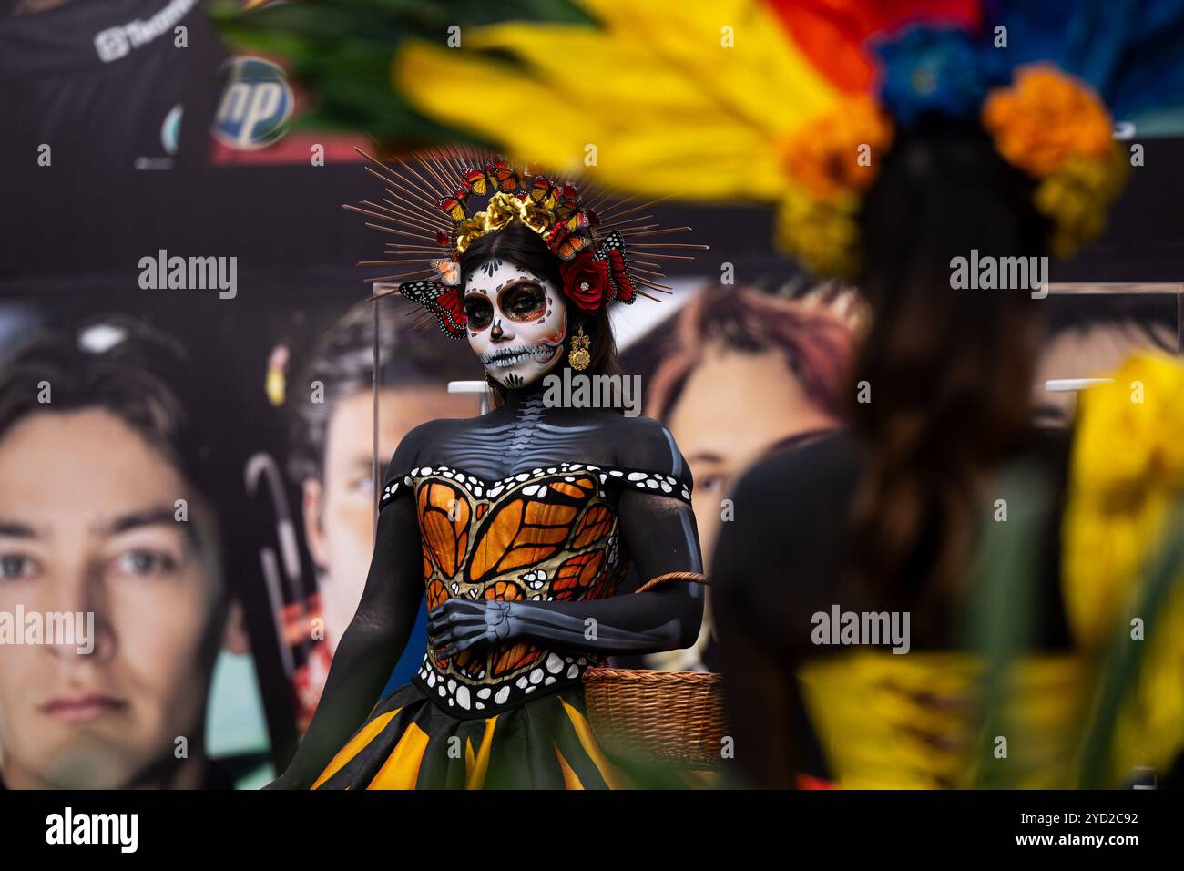 La Catrina Calavera / Dias de los Muertos Kuenstlerin, MEX, Formel 1 ...
