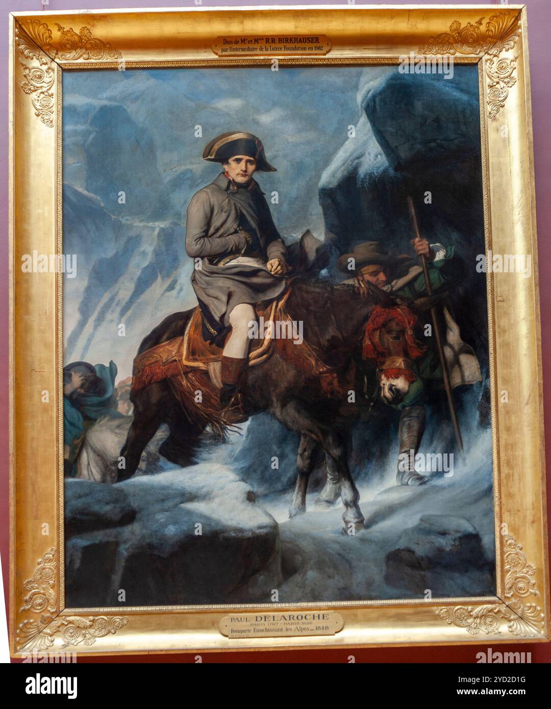 Napolean painting louvre hi-res stock photography and images - Alamy