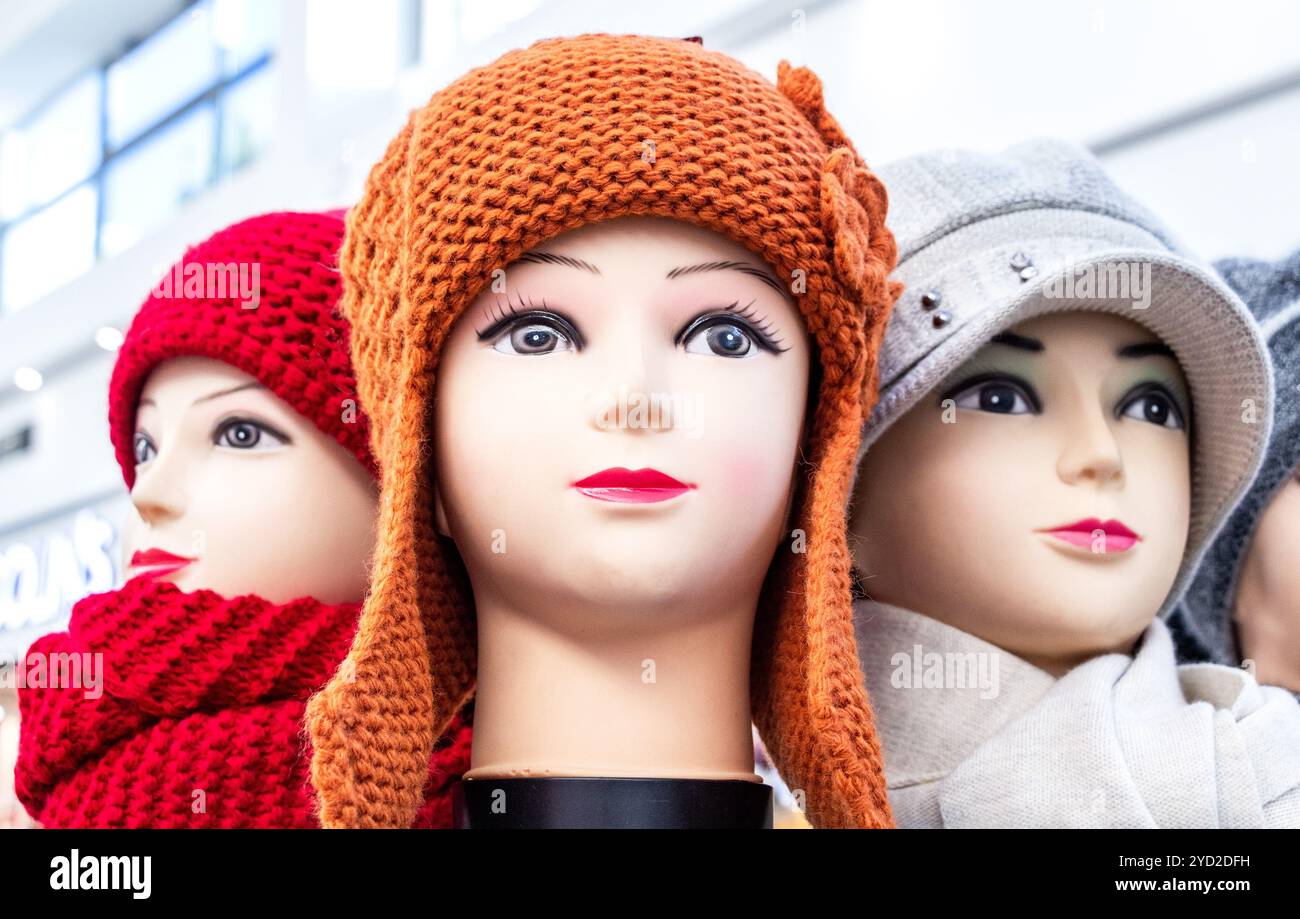 Women wear decorative hats hi-res stock photography and images - Alamy