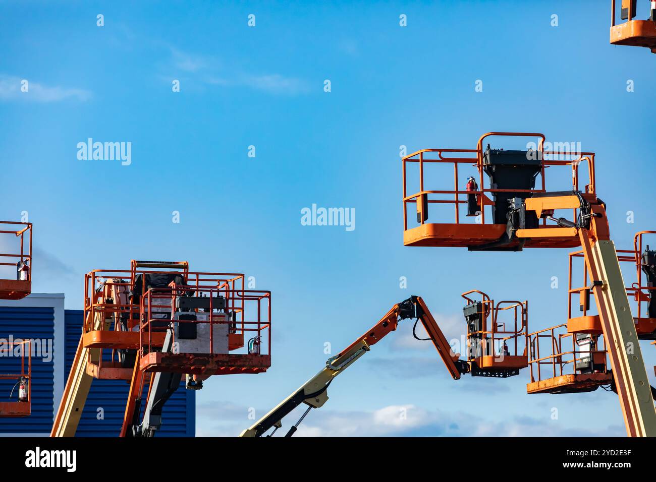 Cherry picker pickers hi-res stock photography and images - Alamy