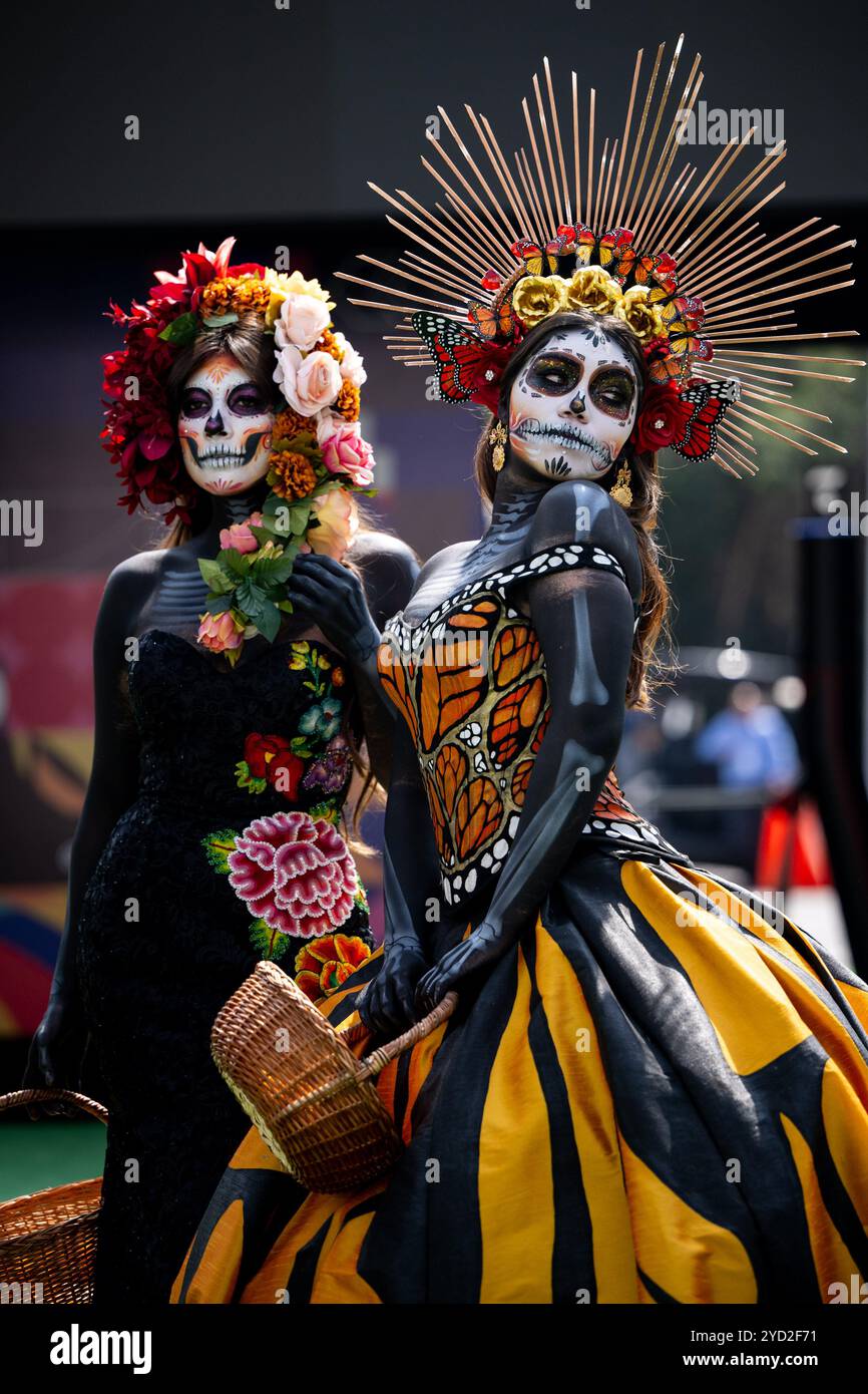 La Catrina Calavera / Dias de los Muertos Kuenstlerin, MEX, Formel 1 ...