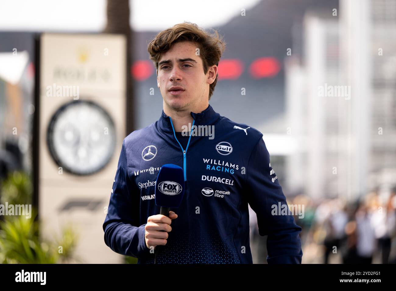 Franco Colapinto (Williams Racing, Argentinien, #43) beim Fox Sport ...