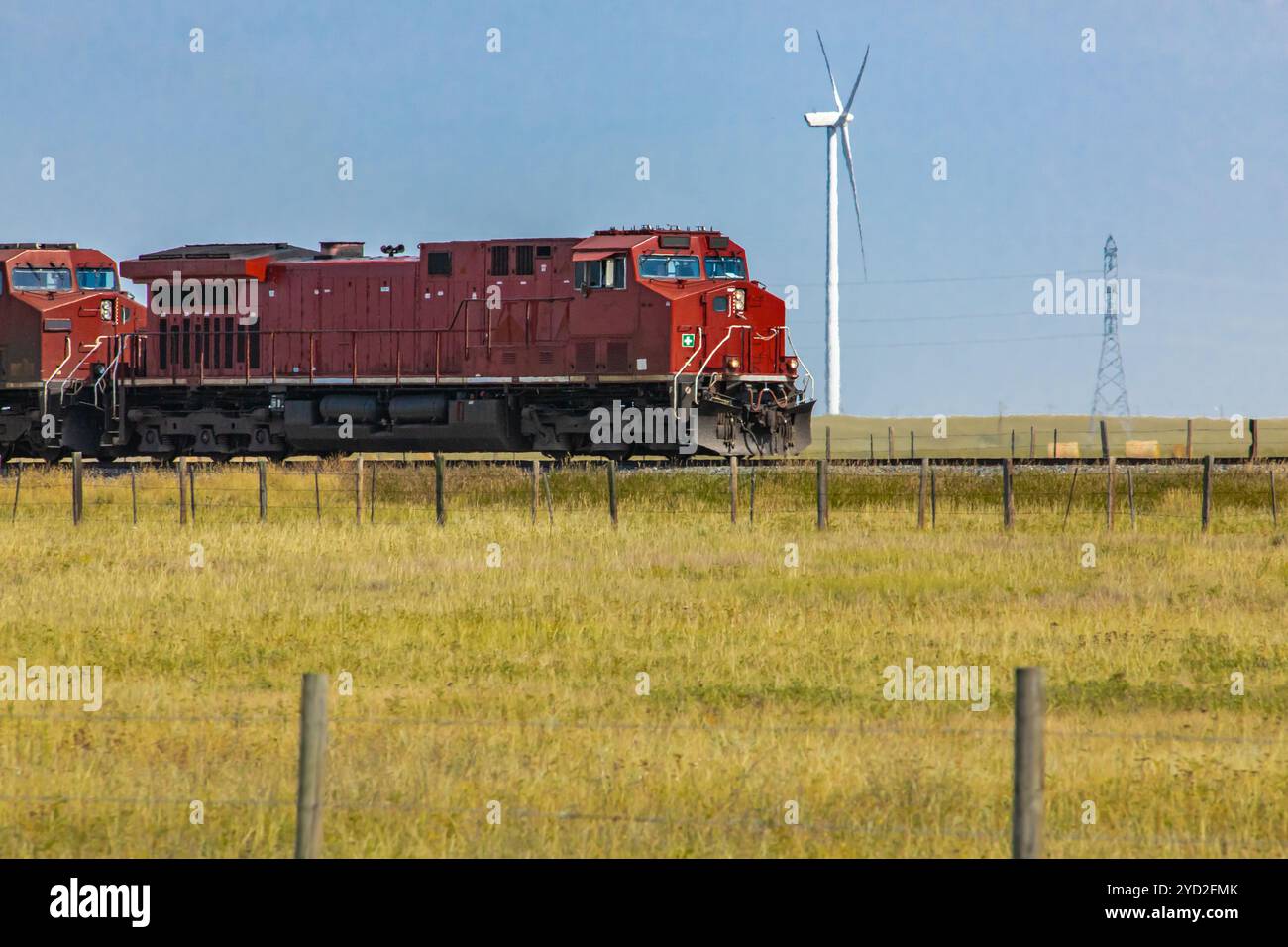 Canadian National Railways Locomotive Stock Photo - Alamy