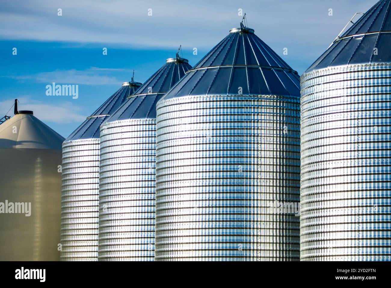 Grain storage silos on hi-res stock photography and images - Alamy