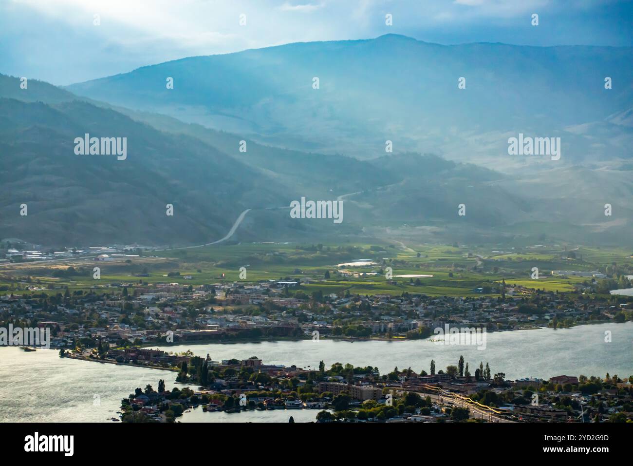 The beauty of Okanagan valley at sunrise Stock Photo - Alamy