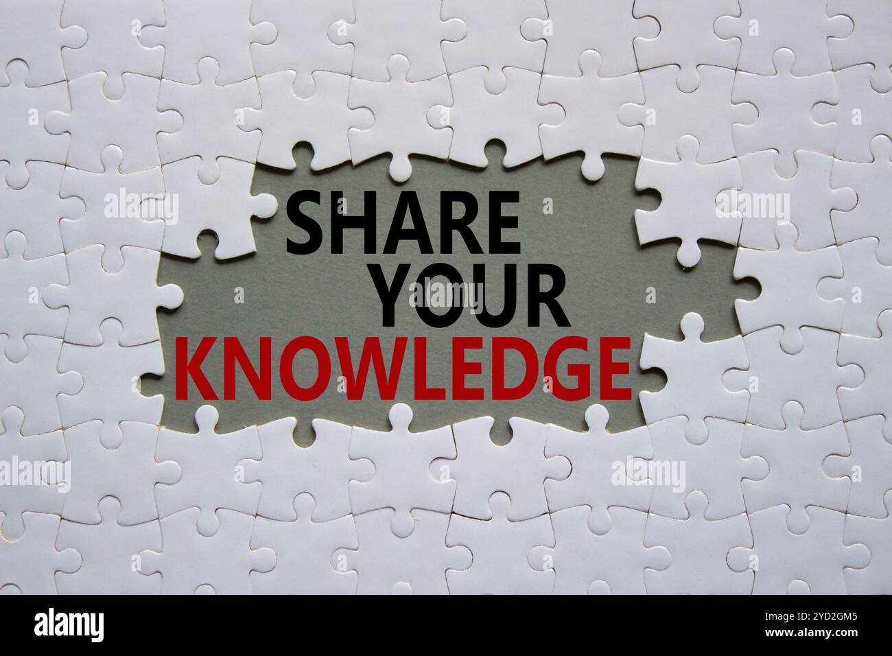 Share your knowledge symbol. Concept word Share your knowledge on white ...