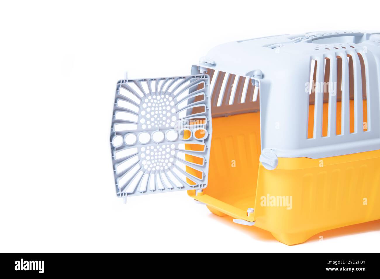 Carrier for cats and small dogs isolated on a white background. safe ...