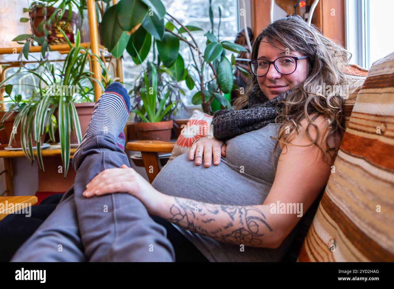 Expecting third child hi-res stock photography and images - Alamy