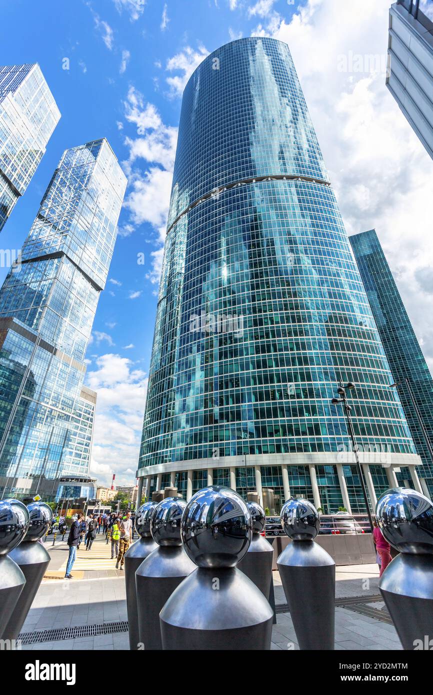 Skyscrapers business complex moscow city hi-res stock photography and ...