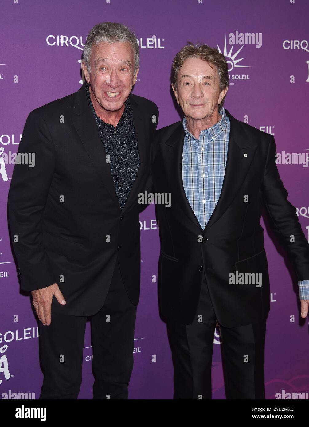 Tim Allen and Martin Short arriving to the Cirque du Soleil “Kooza ...
