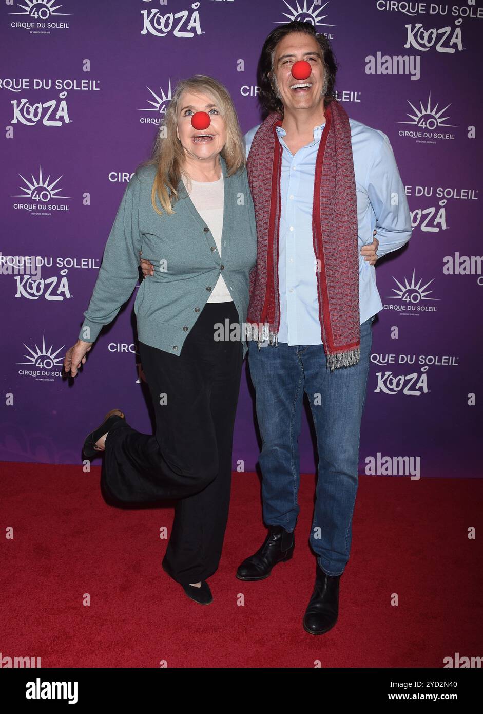 Santa Monica, USA. 24th Oct, 2024. Priscilla Barnes and Ted Monte ...