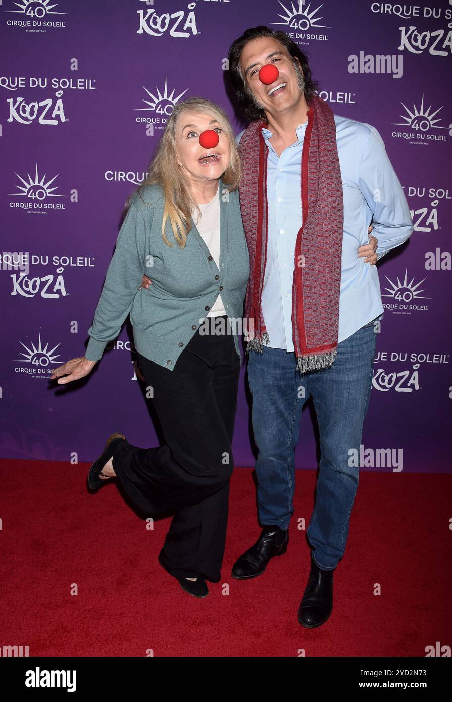 Santa Monica, USA. 24th Oct, 2024. Priscilla Barnes and Ted Monte ...