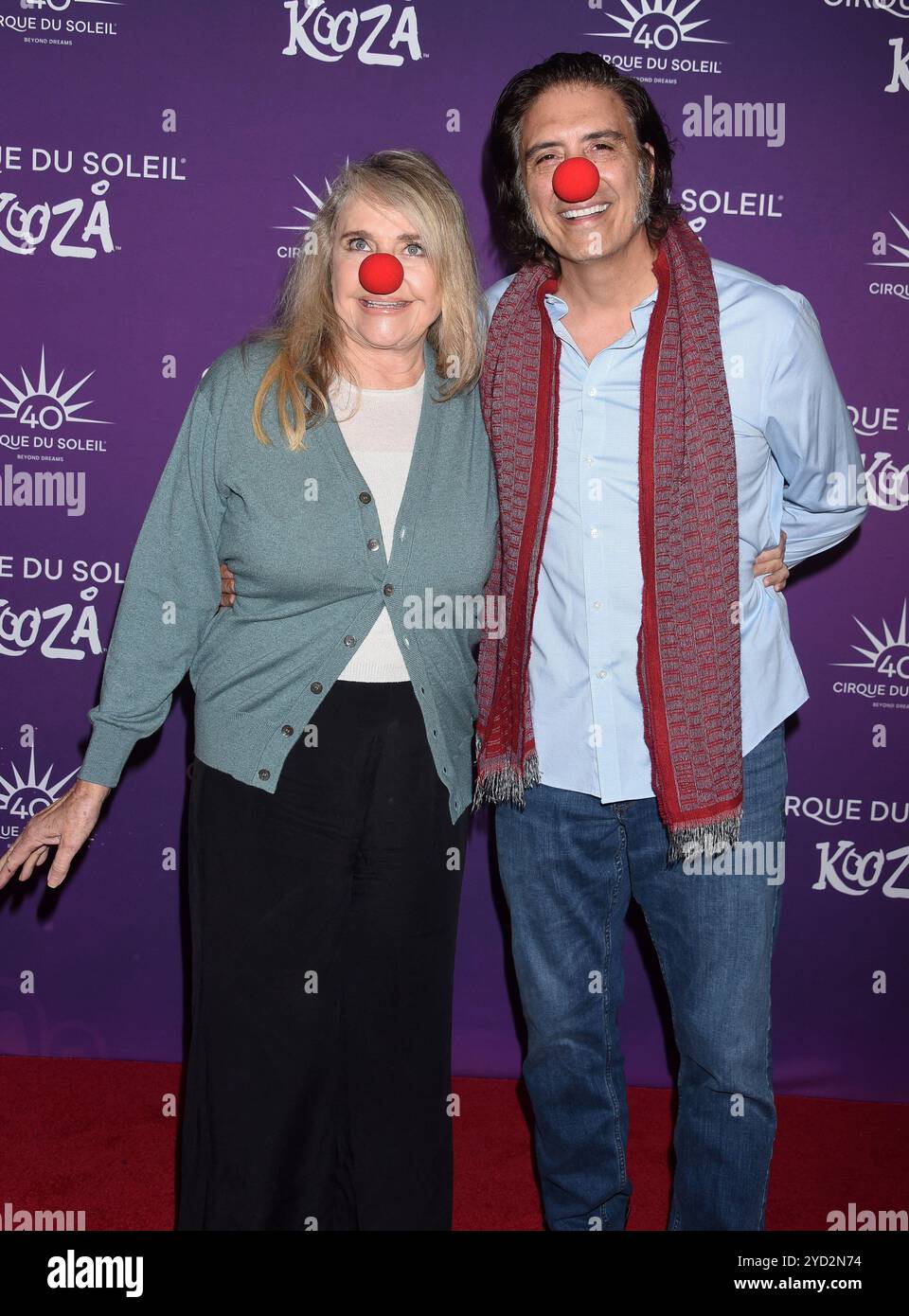 Santa Monica, USA. 24th Oct, 2024. Priscilla Barnes and Ted Monte ...